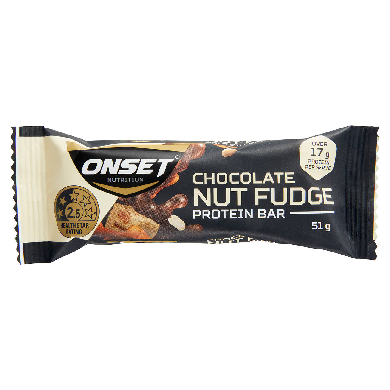 Chocolate Nut Fudge Protein Bar 51g