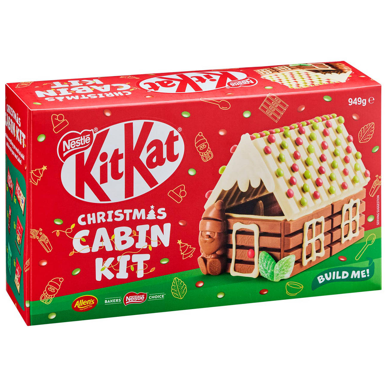 KitKat Christmas Cabin Kit 949g