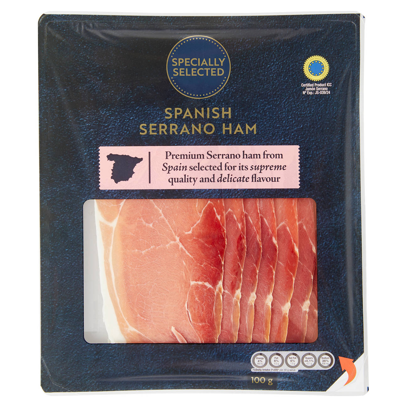 Spanish Serrano Ham 100g