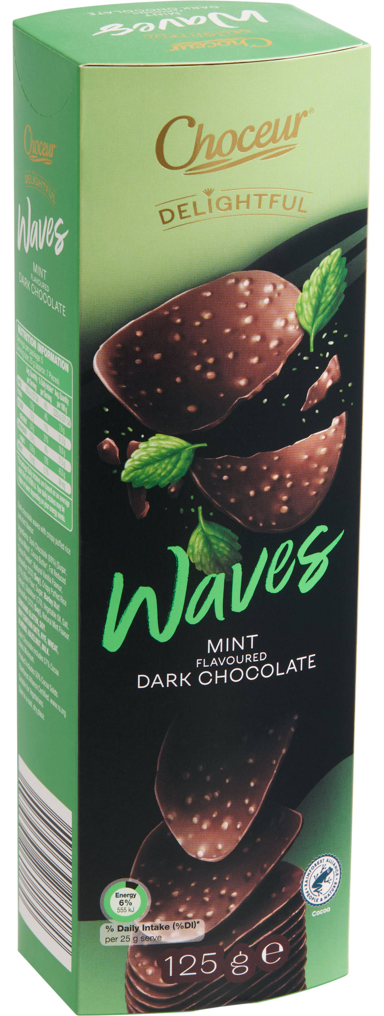 Delightful Chocolate Waves Mint 125g