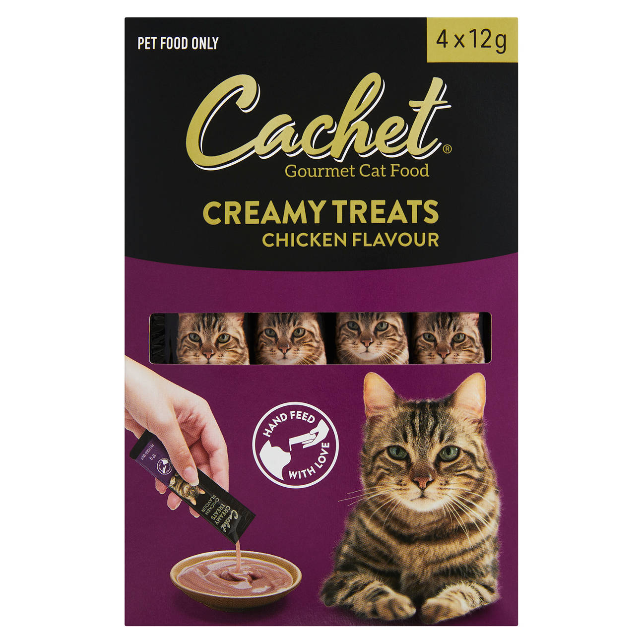 Assorted Creamy Cat Treats 4 Pack 48g