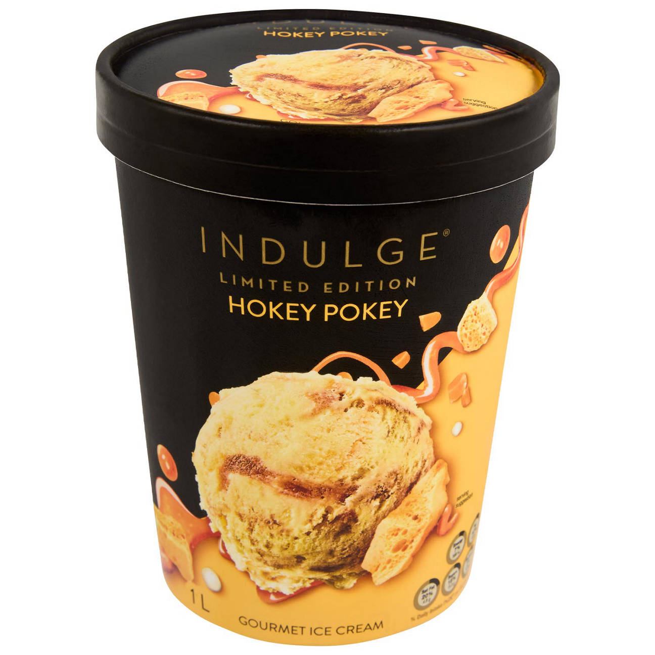 Hokey Pokey Gourmet Ice Cream 1L