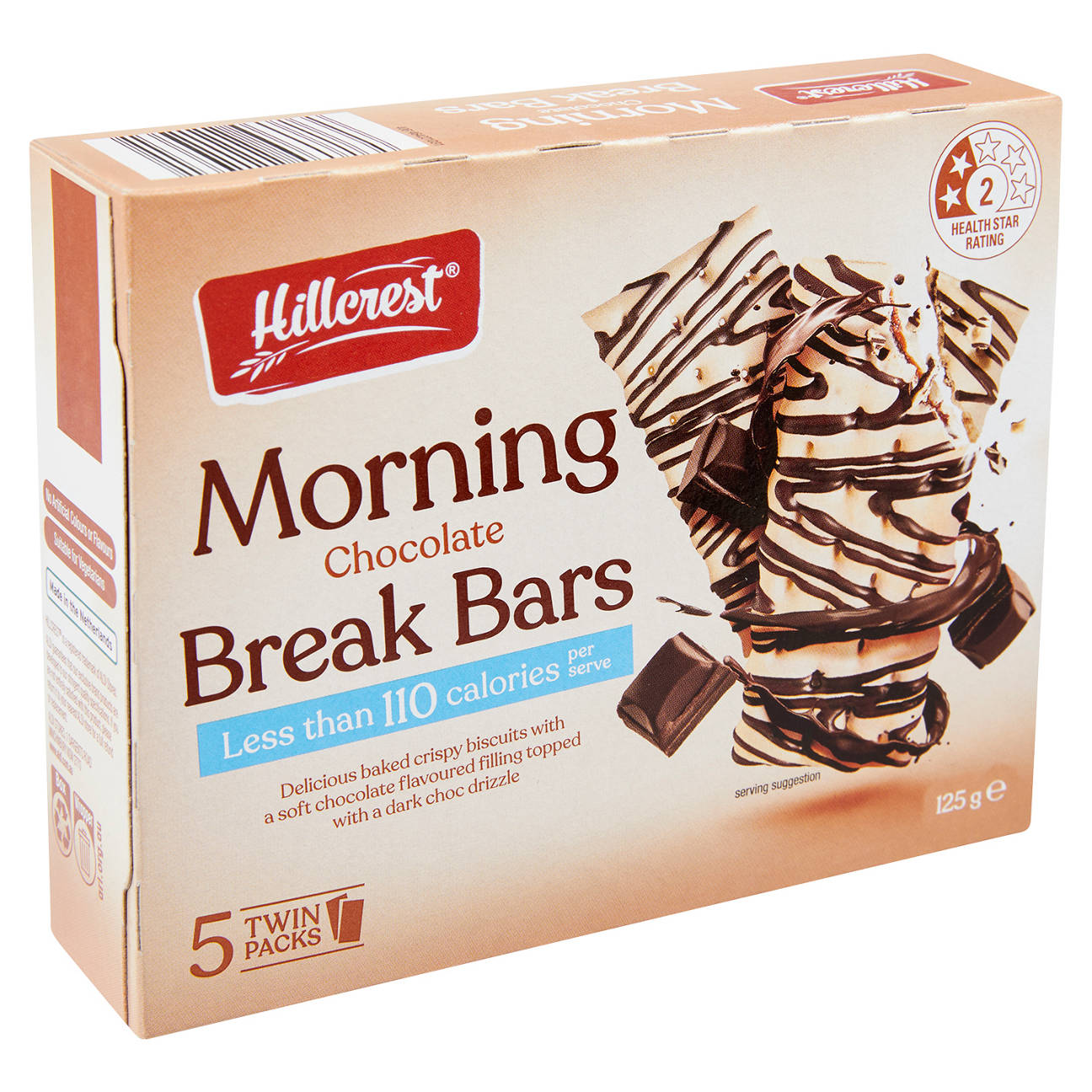 Morning Break Bars Chocolate 5 Pack 125g