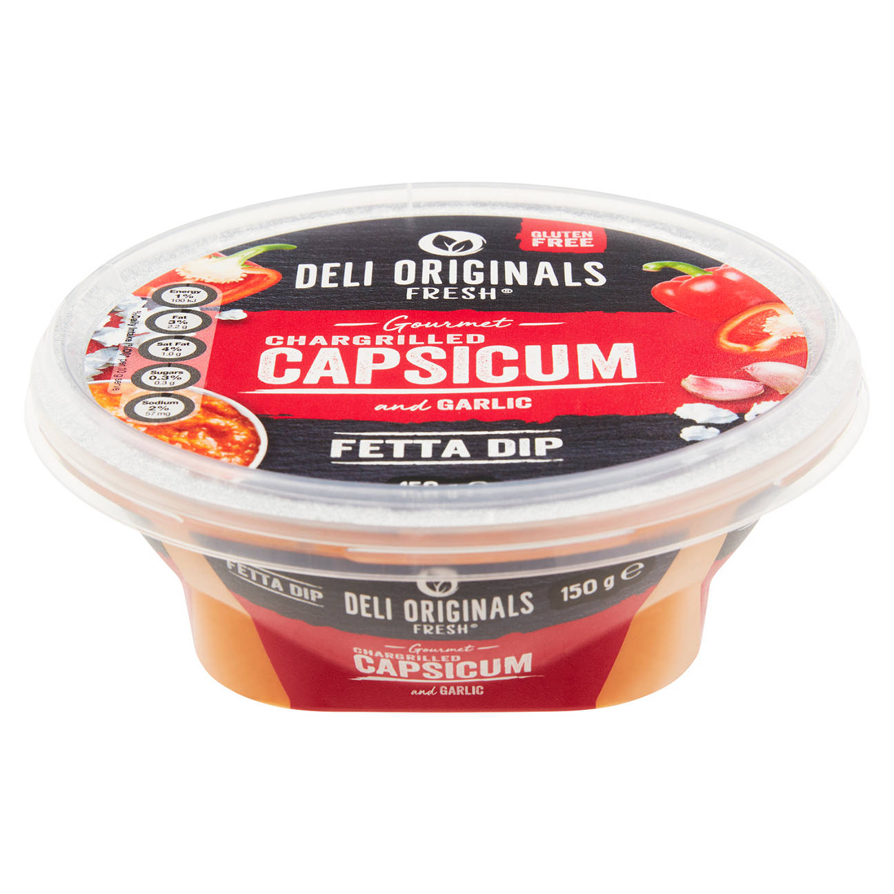 Capsicum with Roasted Garlic and Feta Dip 150g