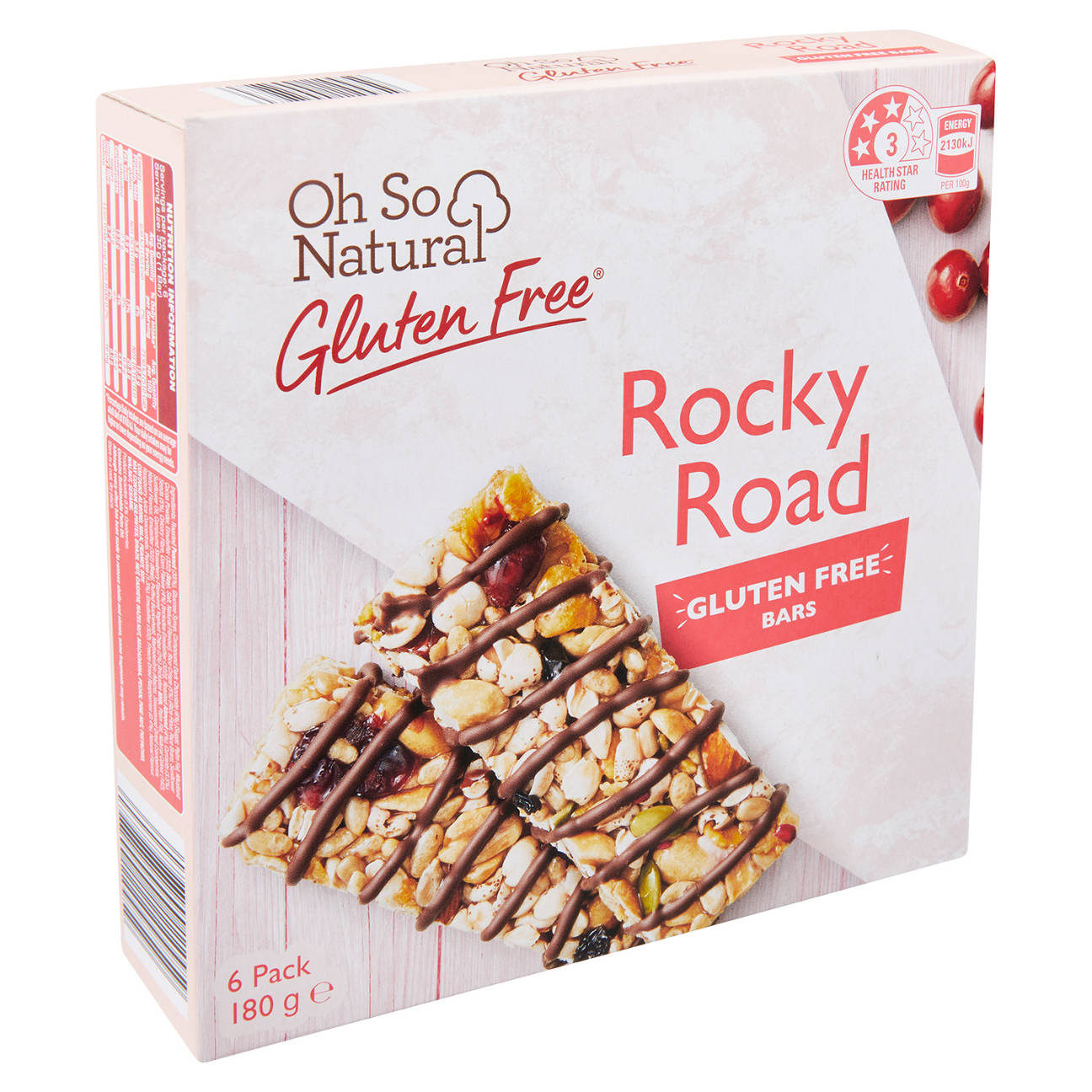Bars Rocky Road 6 Pack 180g