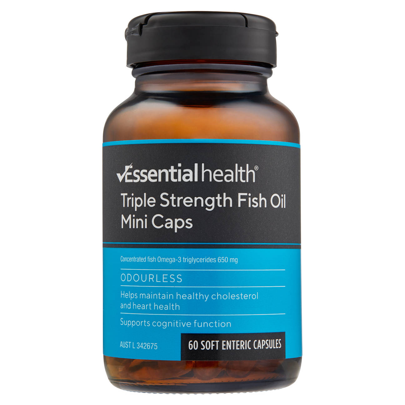 Triple Strength Fish Oil Mini Caps 60 Pack