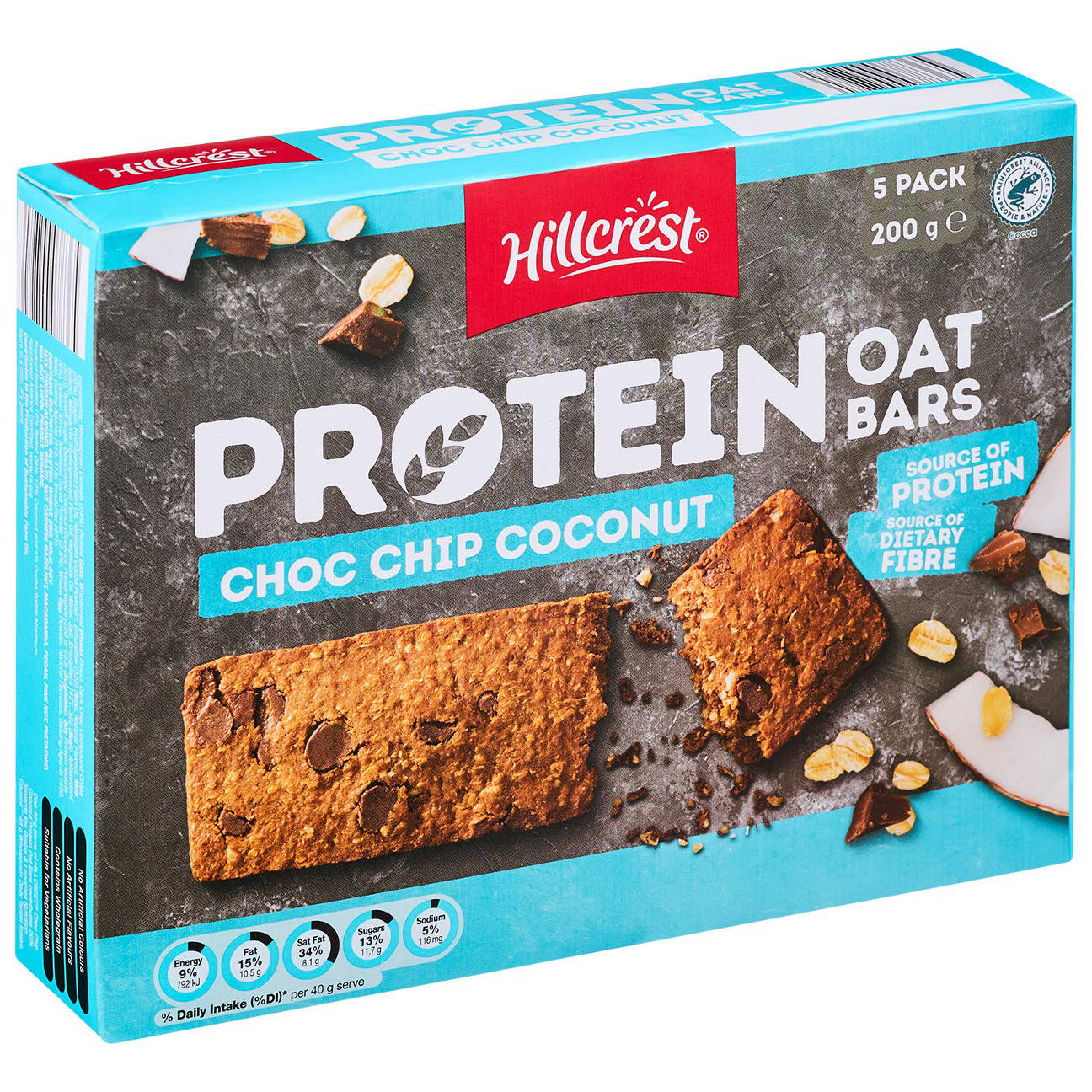 Protein Oat Bars Dark Choc 5 Pack 200g