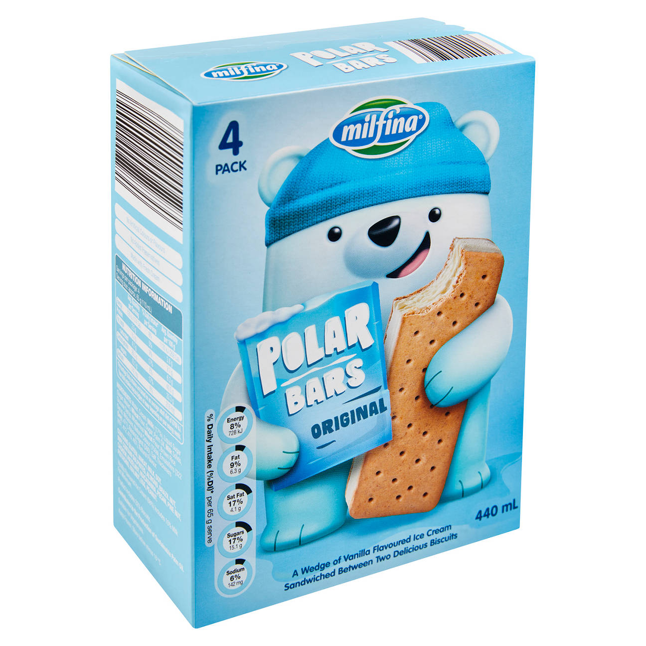 Polar Bars Original 4 Pack 440mL