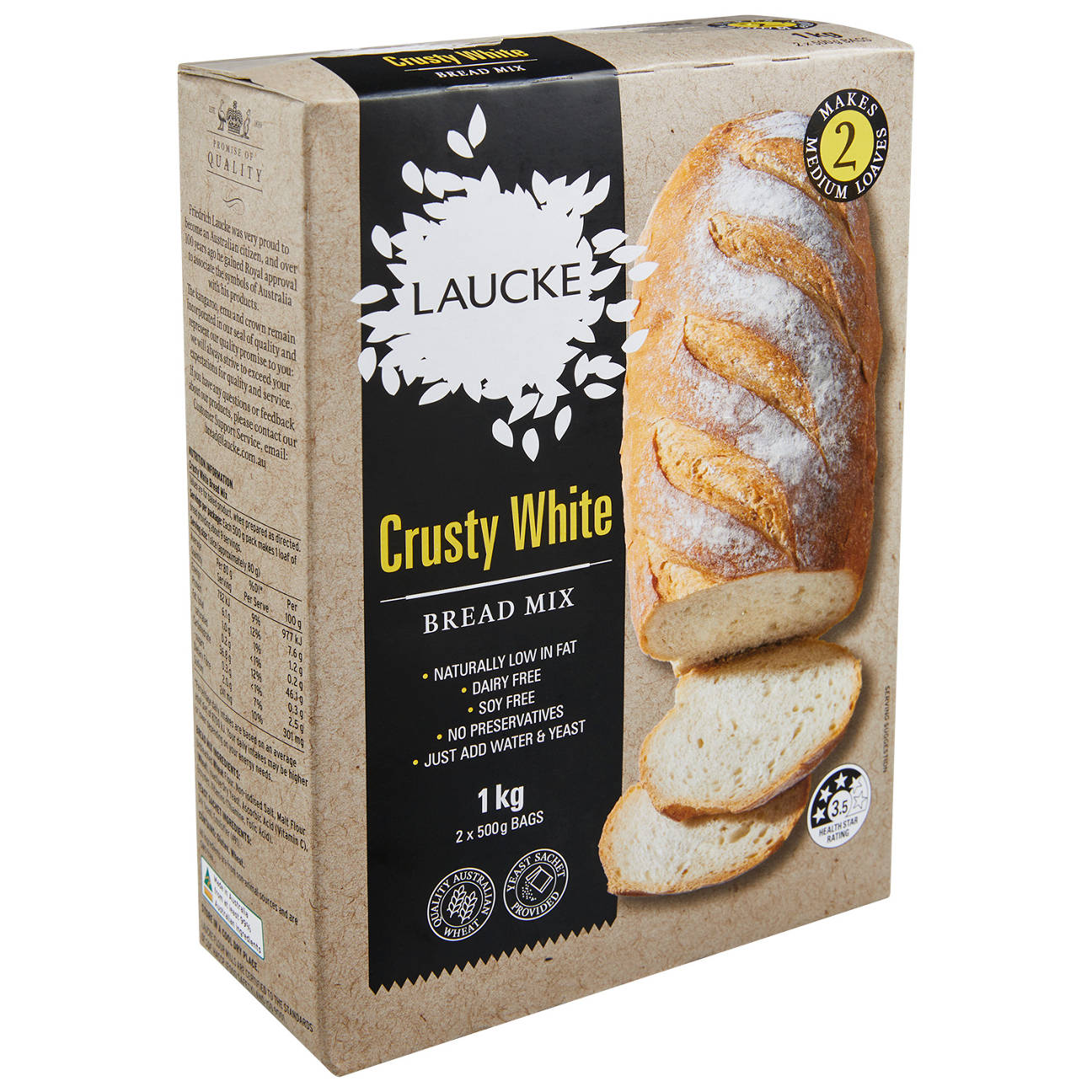 Crusty White Bread Mix 1kg