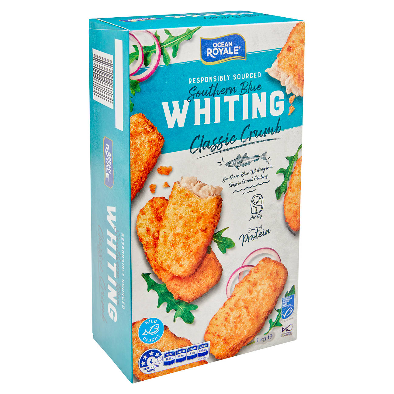 Southern Blue Whiting Fillets Classic Crumb 1kg