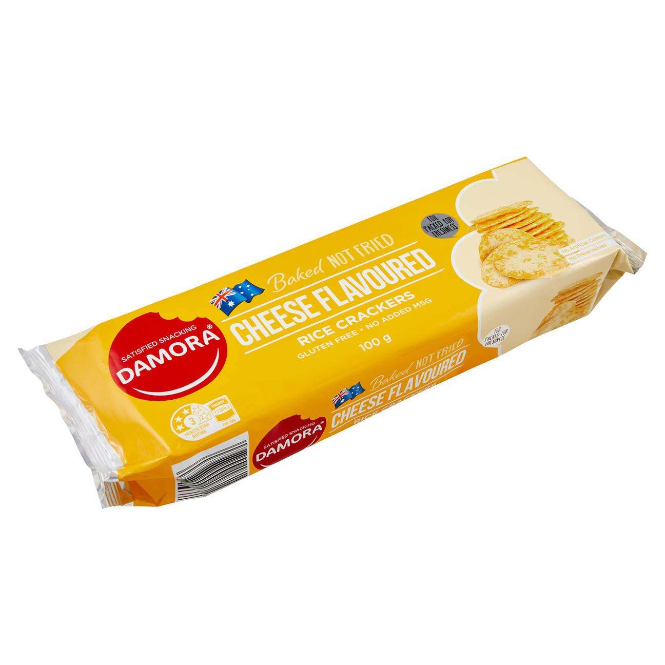 Rice Crackers Cheese 100g