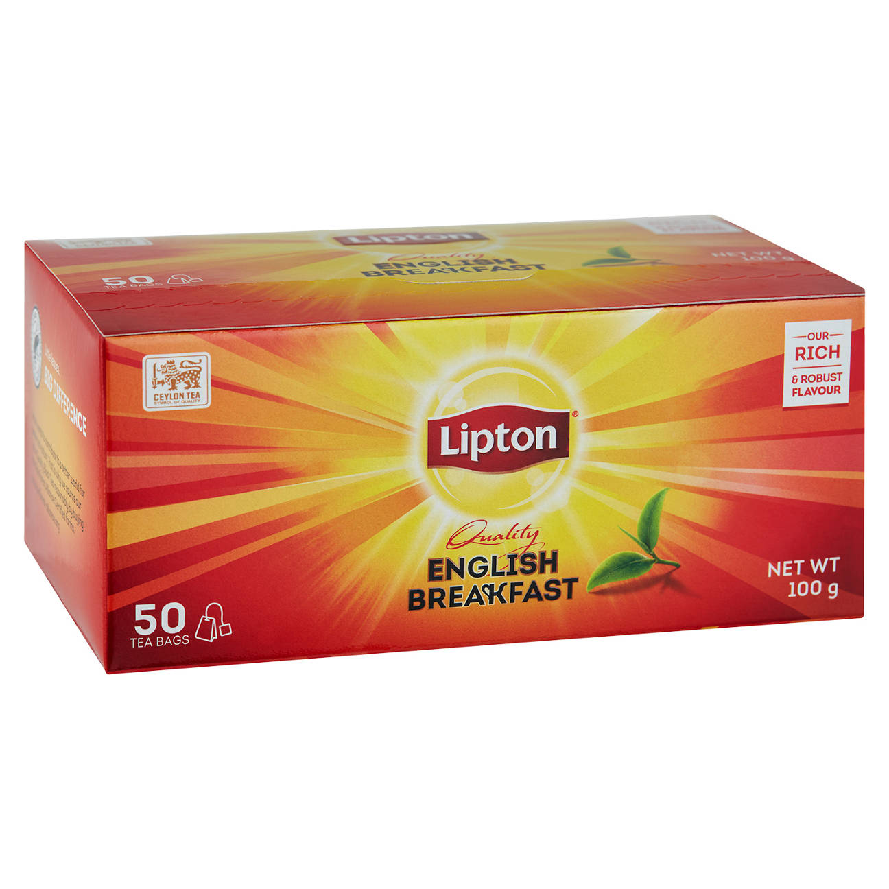 English Breakfast Tea Bags 50 Pack