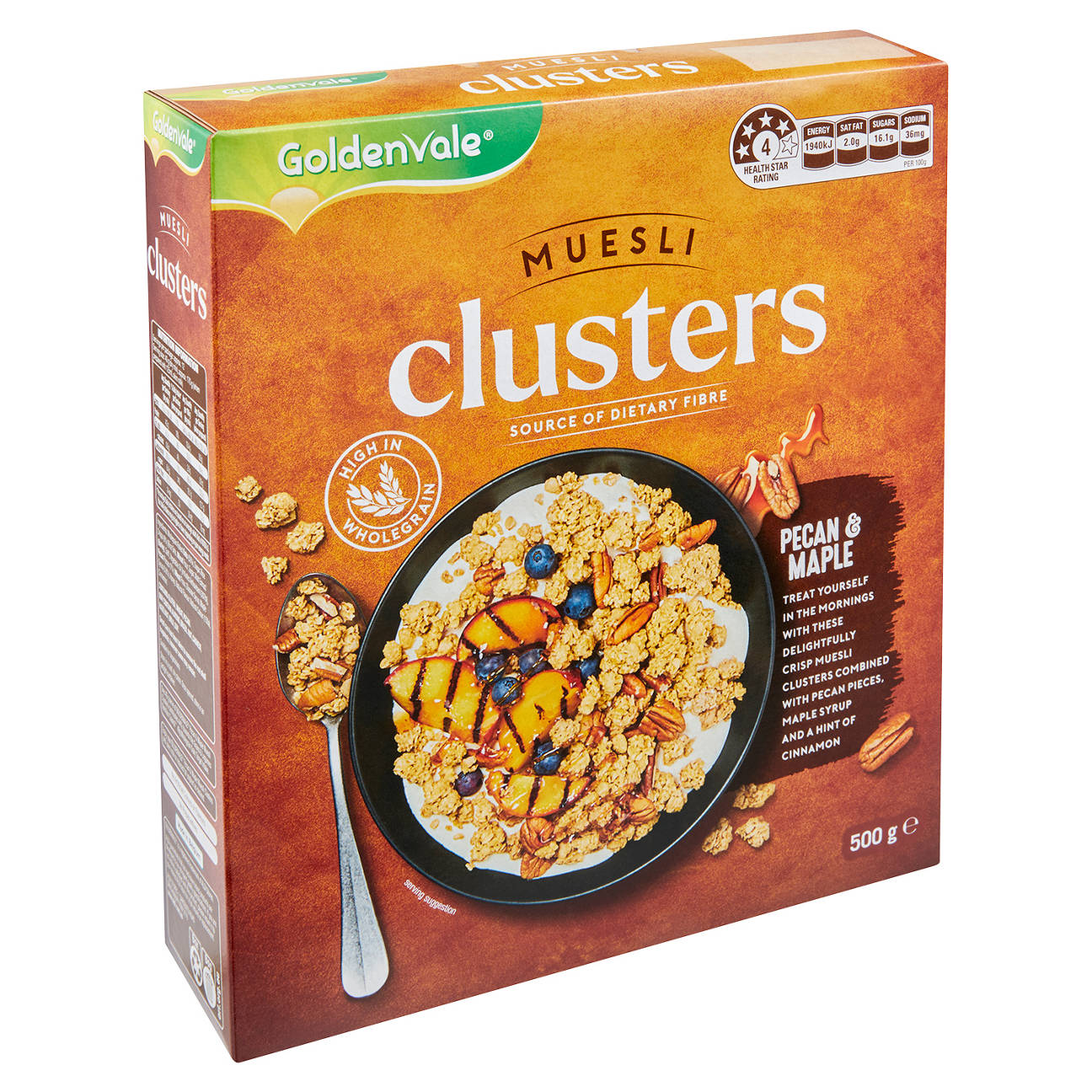 Pecan & Maple Muesli Clusters 500g