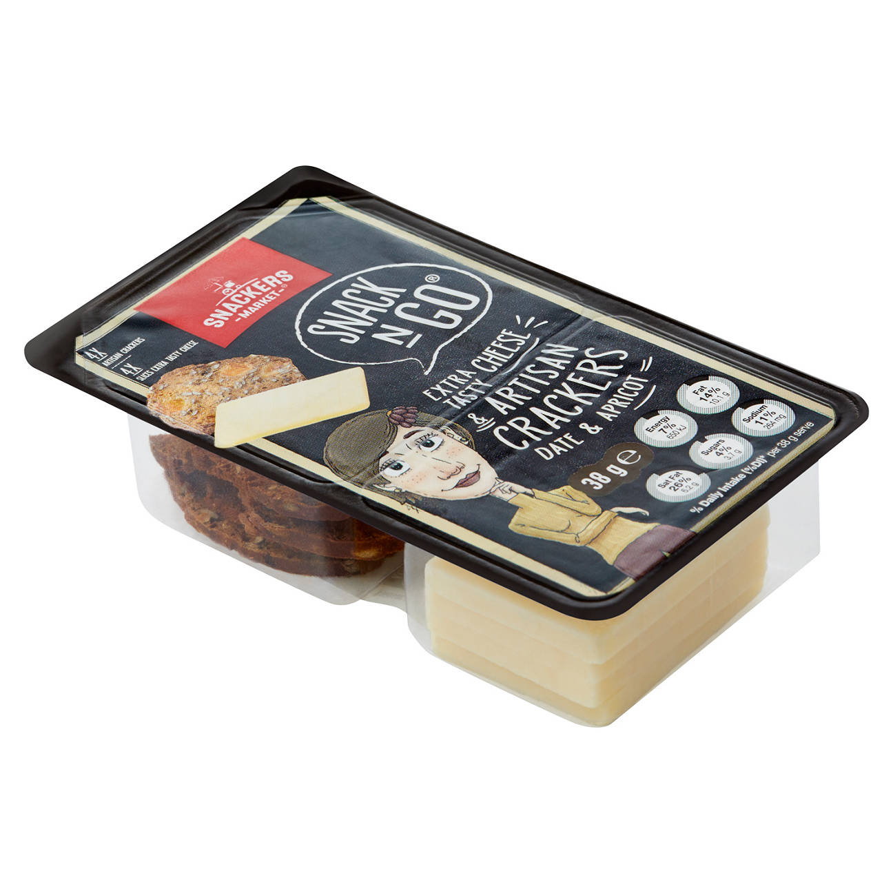 Extra Tasty Cheese & Artisan Crackers 38g