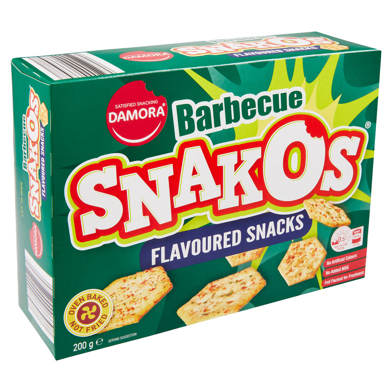 Snakos Barbecue Biscuits 200g