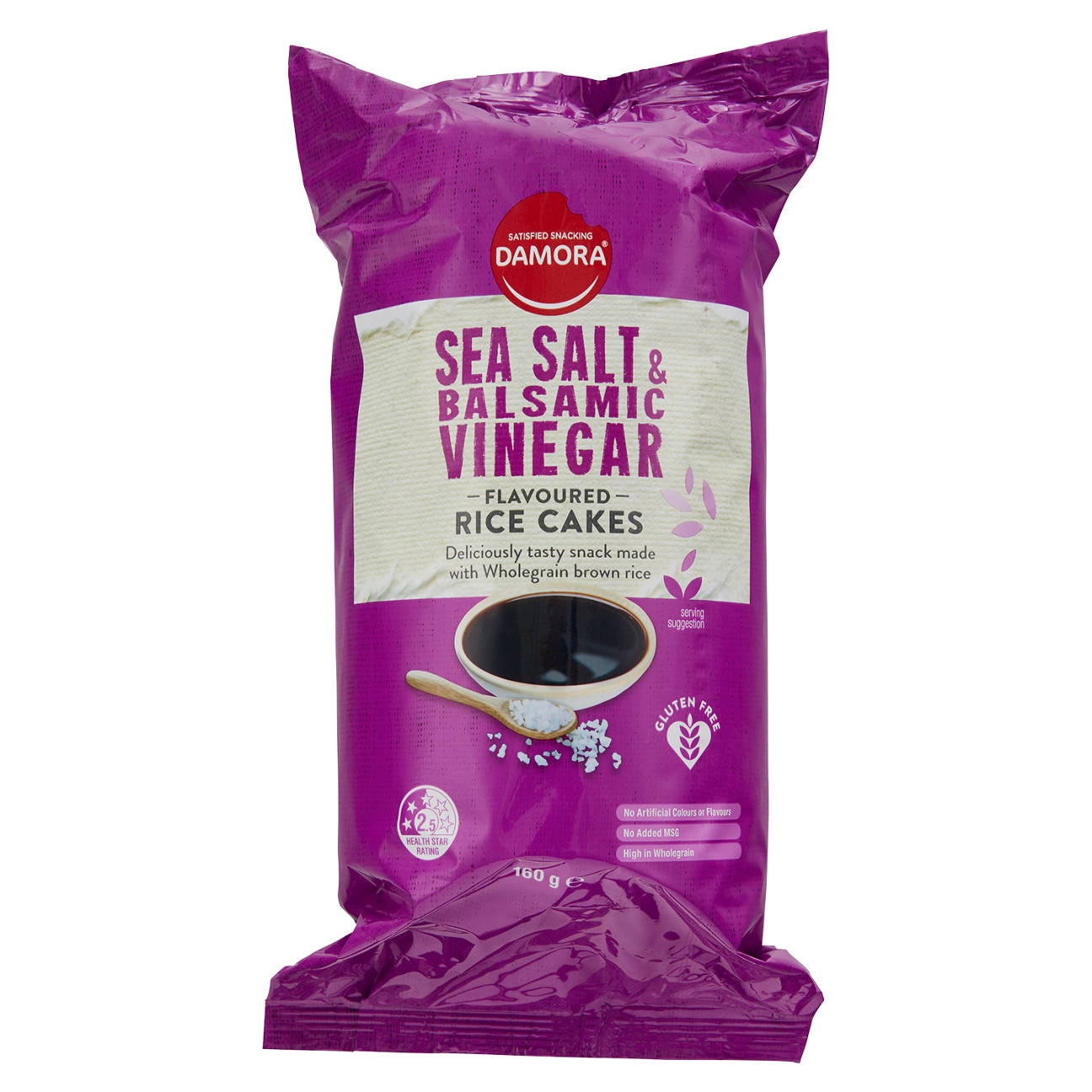 Sea Salt & Balsamic Vinegar Flavoured Rice Cakes 160g