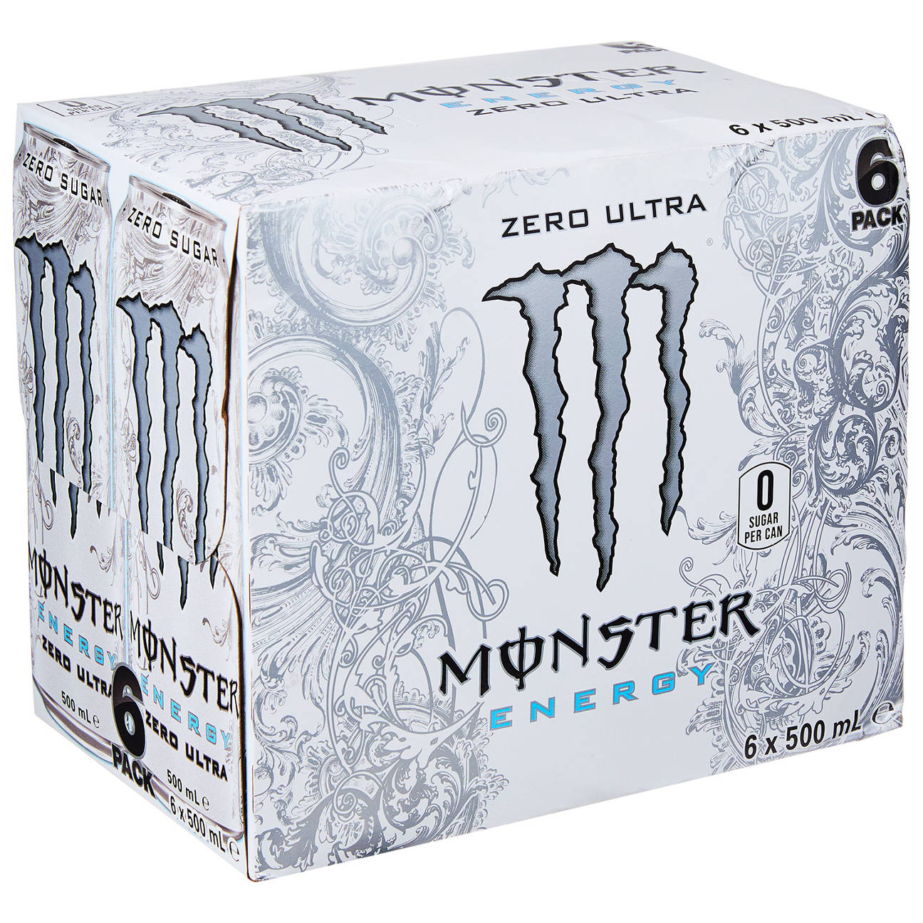 Zero Ultra Energy Drink 6 Pack 500ml