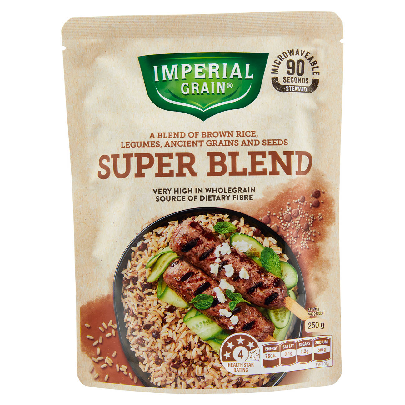 Super Blend Microwave Rice Pouch 250g