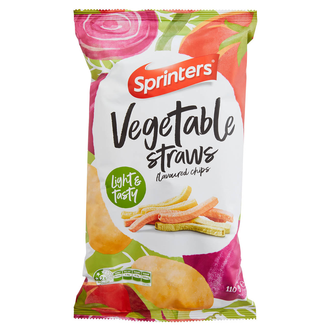 Vegetable Straws 110g