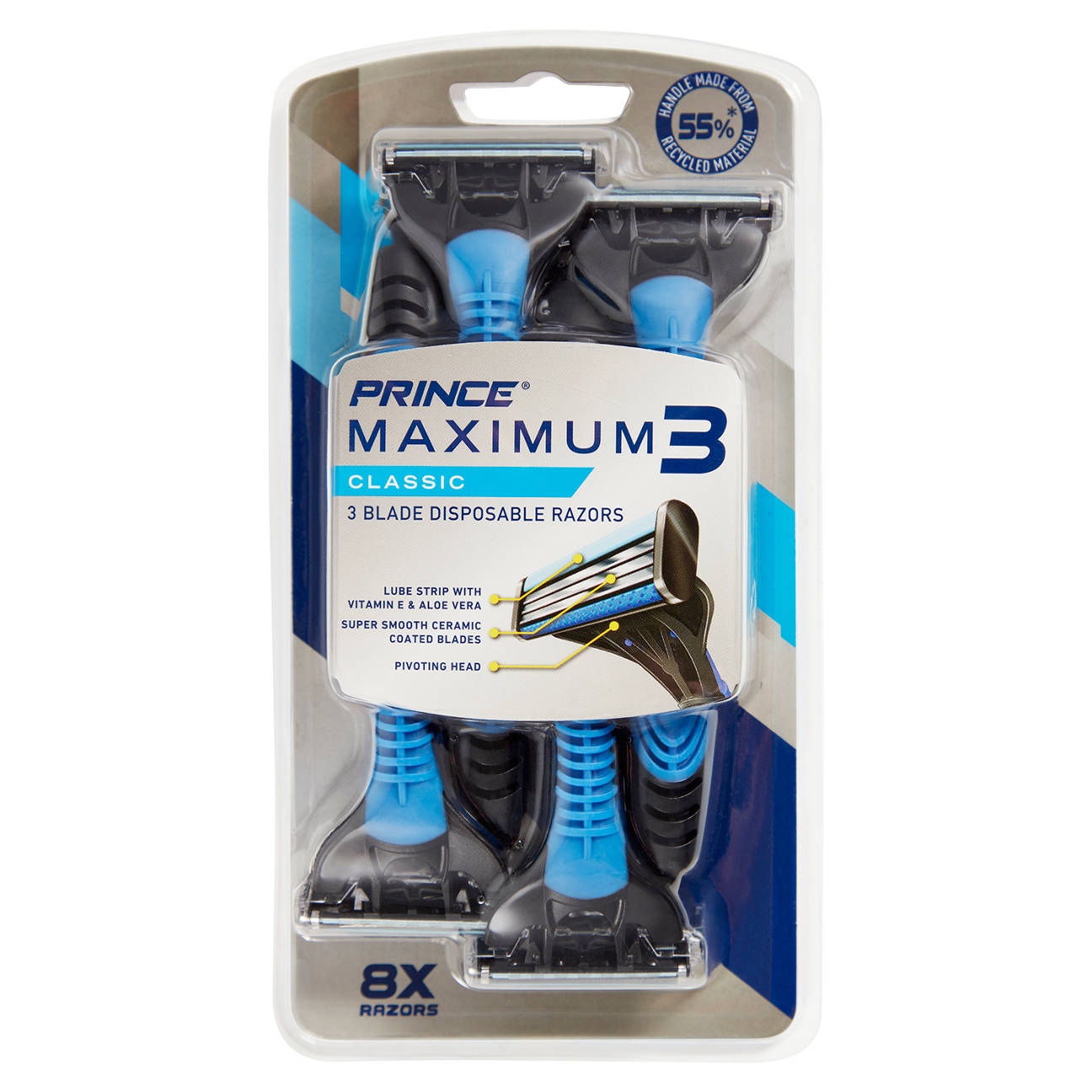 3 Blade Razor System 8 Pack