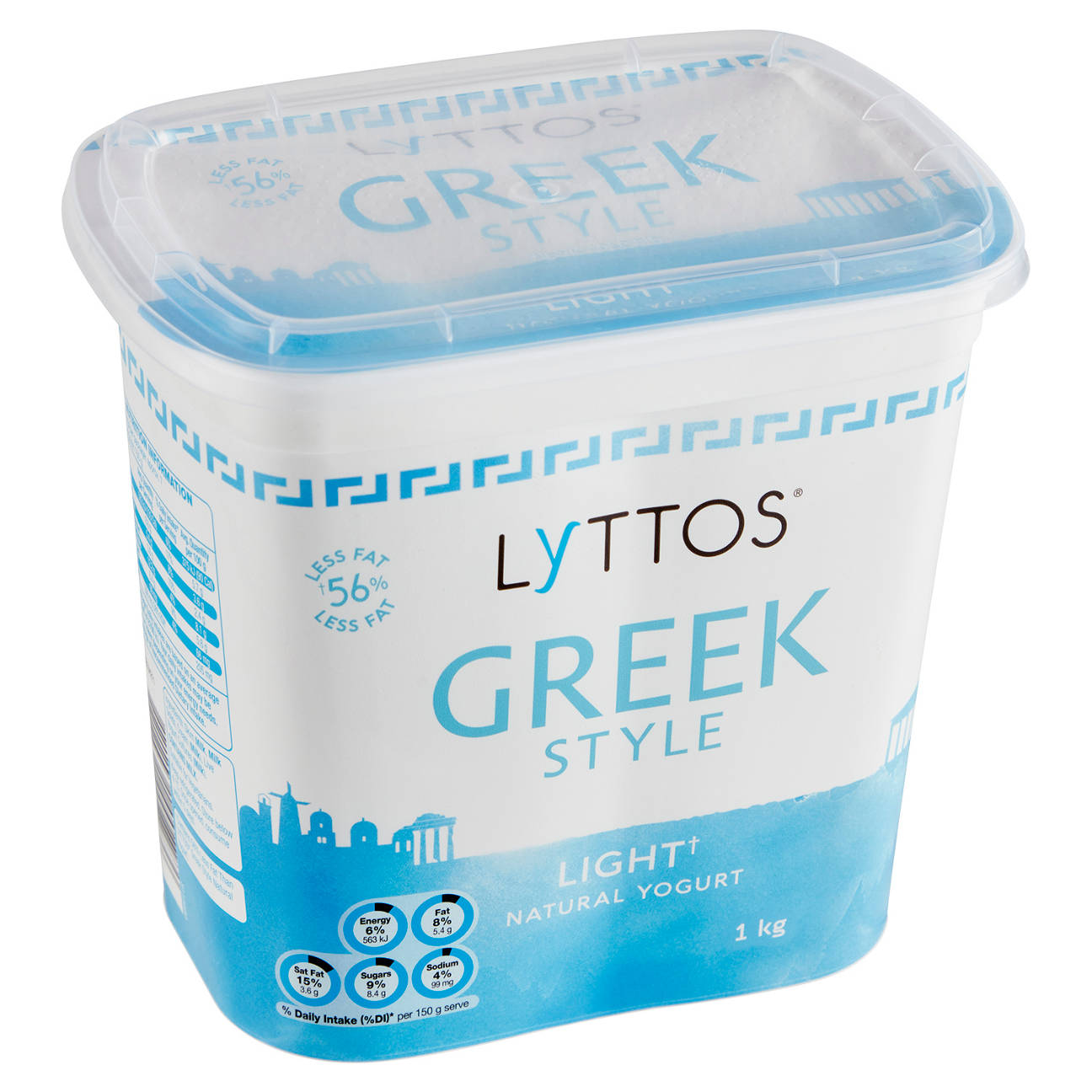 Light Greek Style Natural Yogurt 1kg