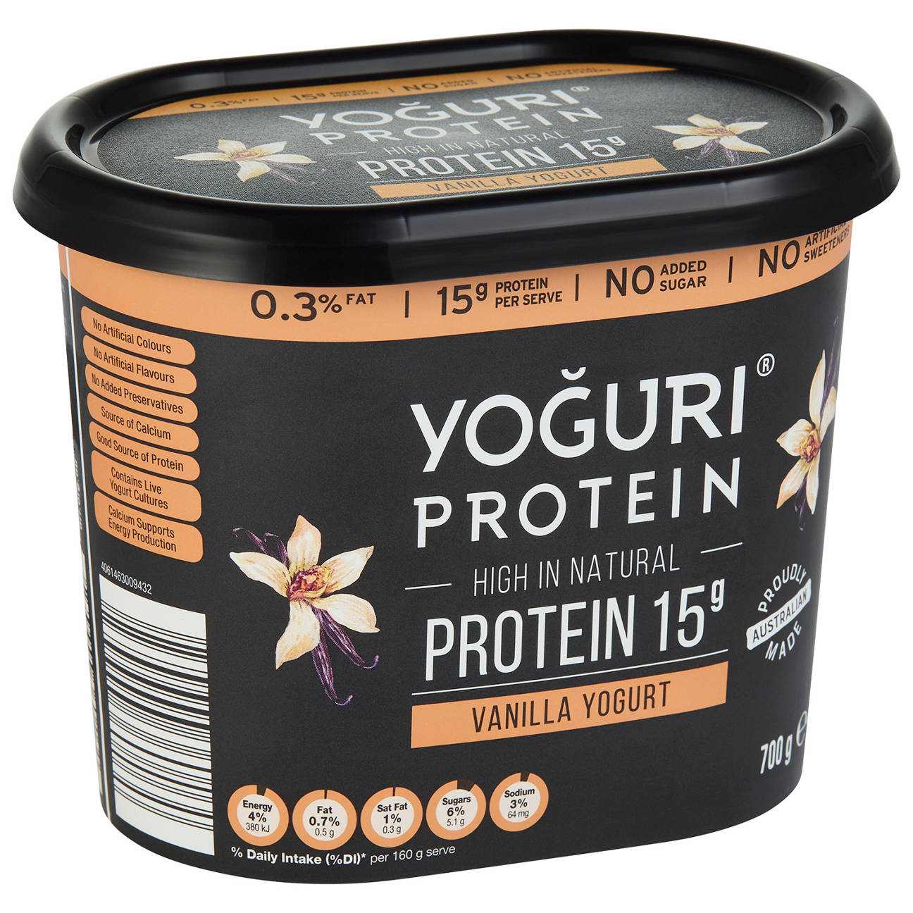 Vanilla Protein Yogurt Tub 700g