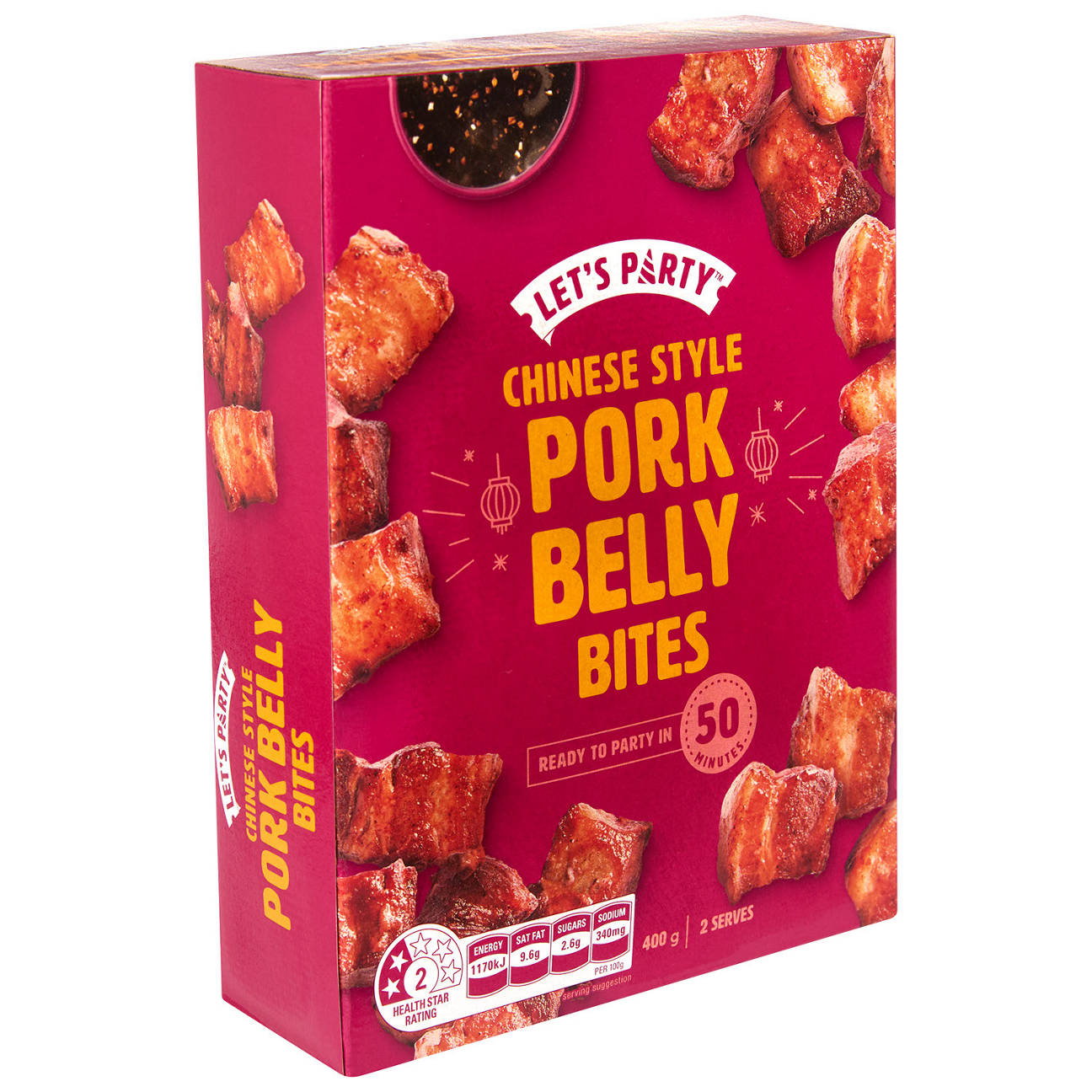 Chinese Style Pork Belly Bites 400g