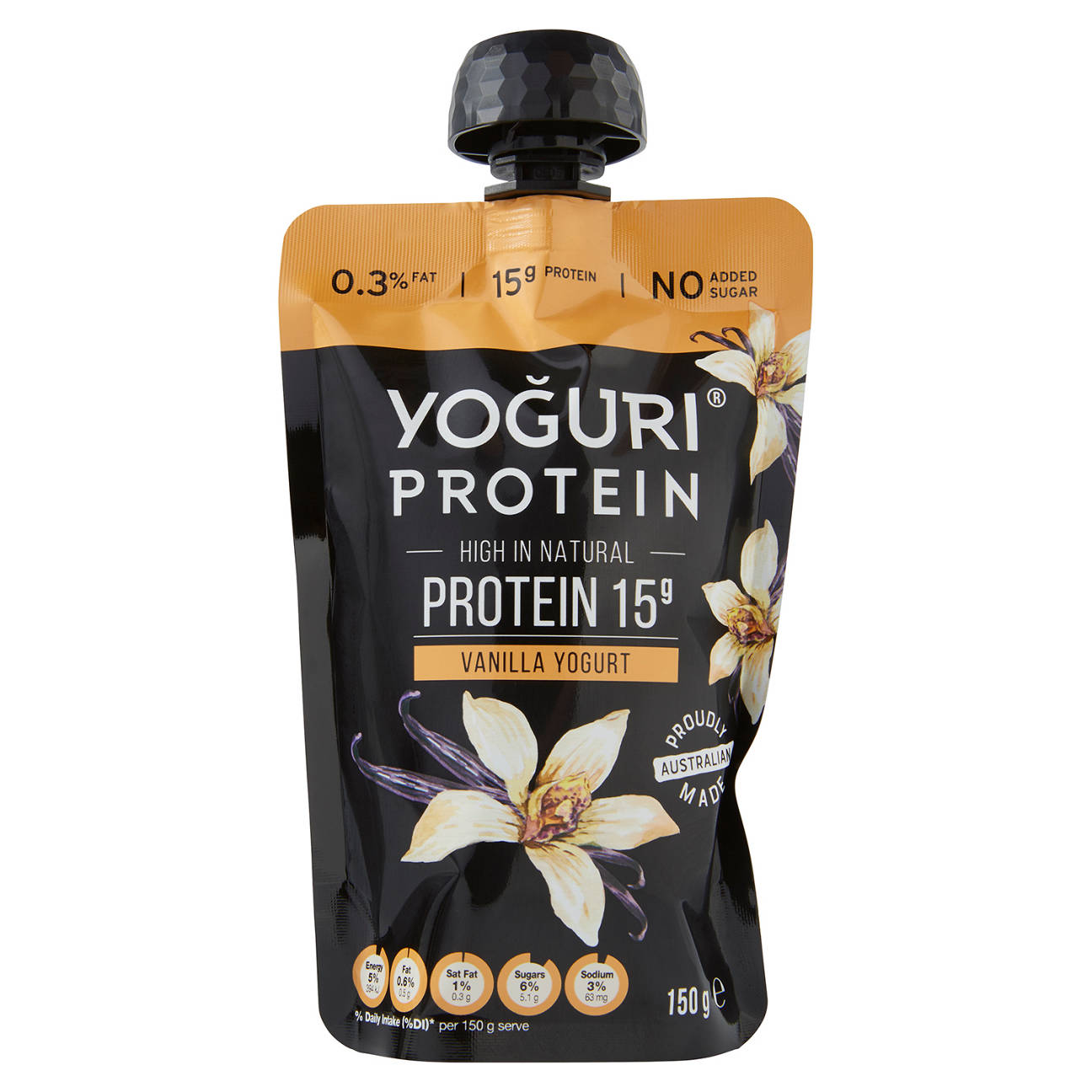 Vanilla Protein Yogurt Pouch 150g