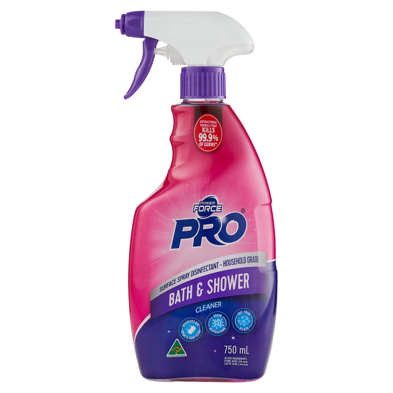 Bath & Shower Cleaner 750ml