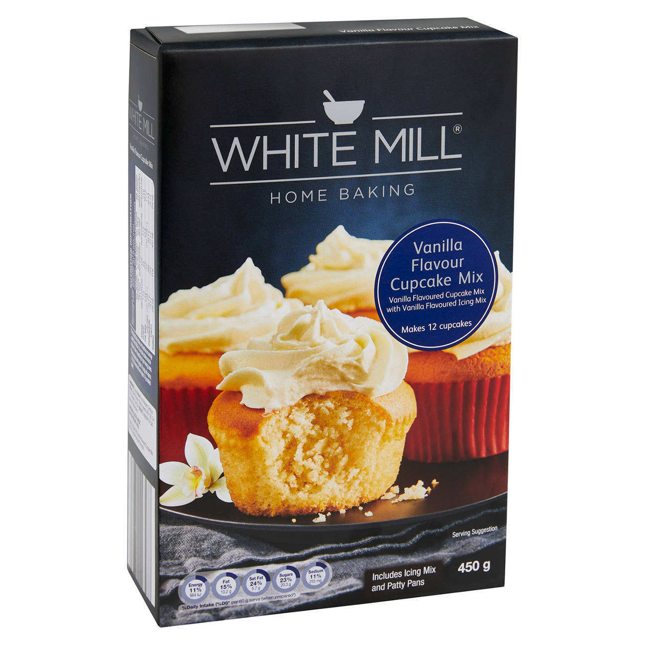 Vanilla Flavour Cupcake Mix 450g