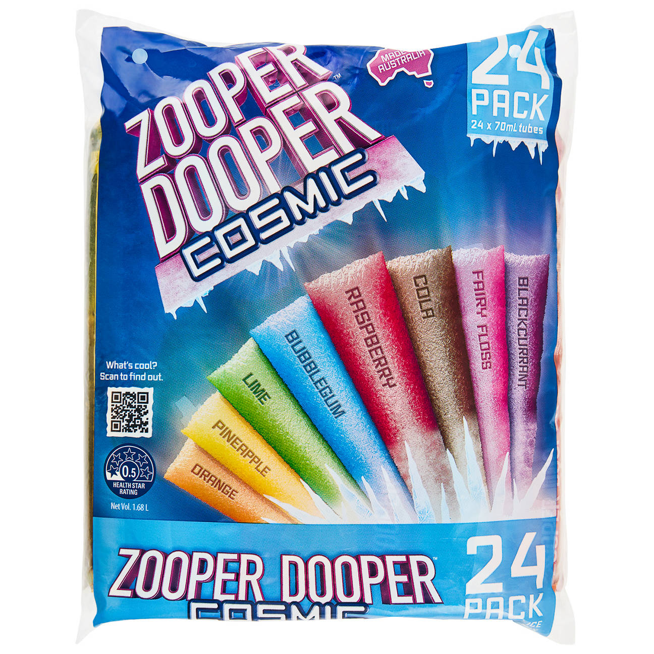 Cosmic Flavour Zooper Dooper 24 Pack 70ml