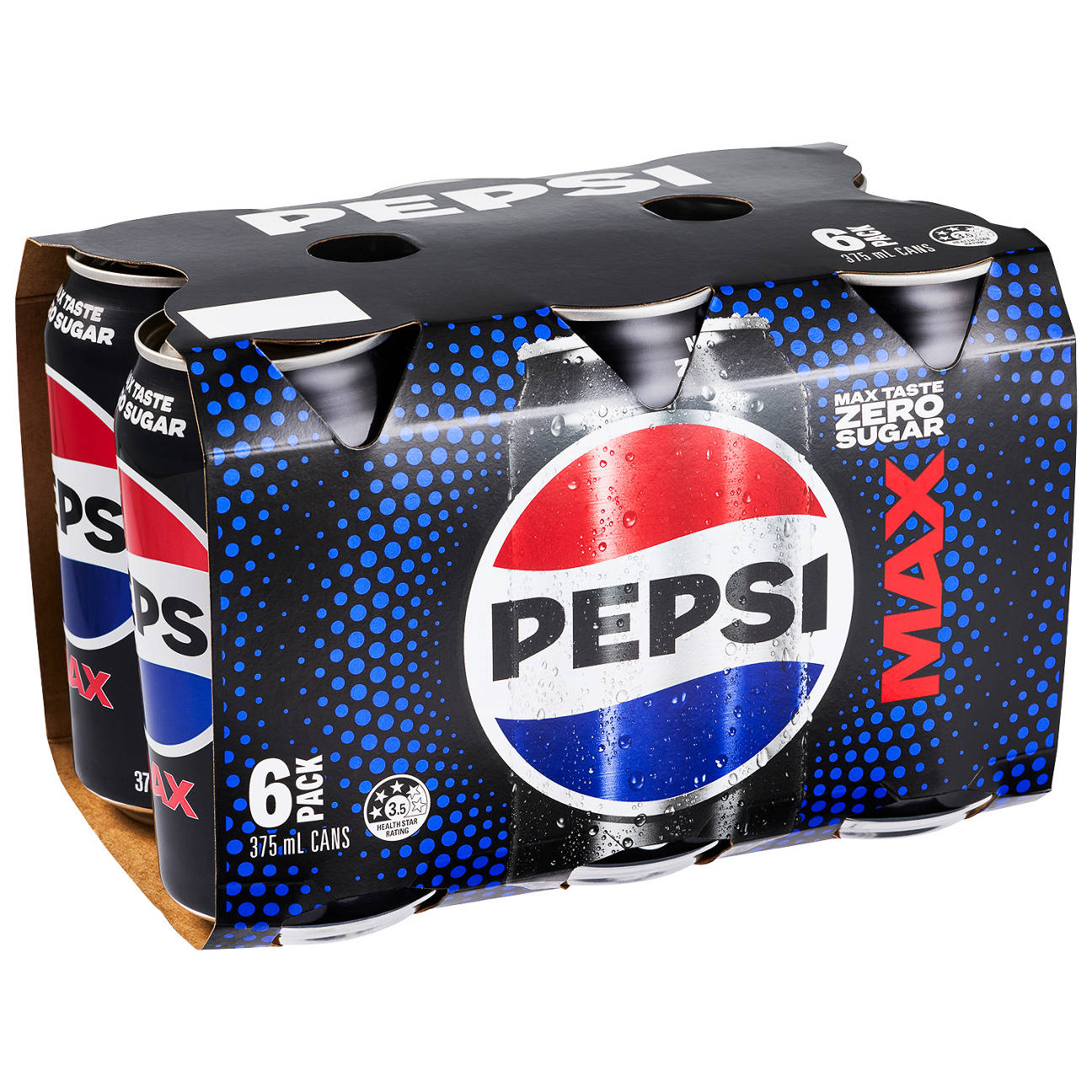Pepsi Max 6 Pack 375ml
