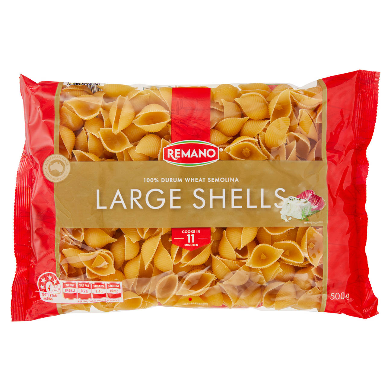 Pasta Large Shells 500g