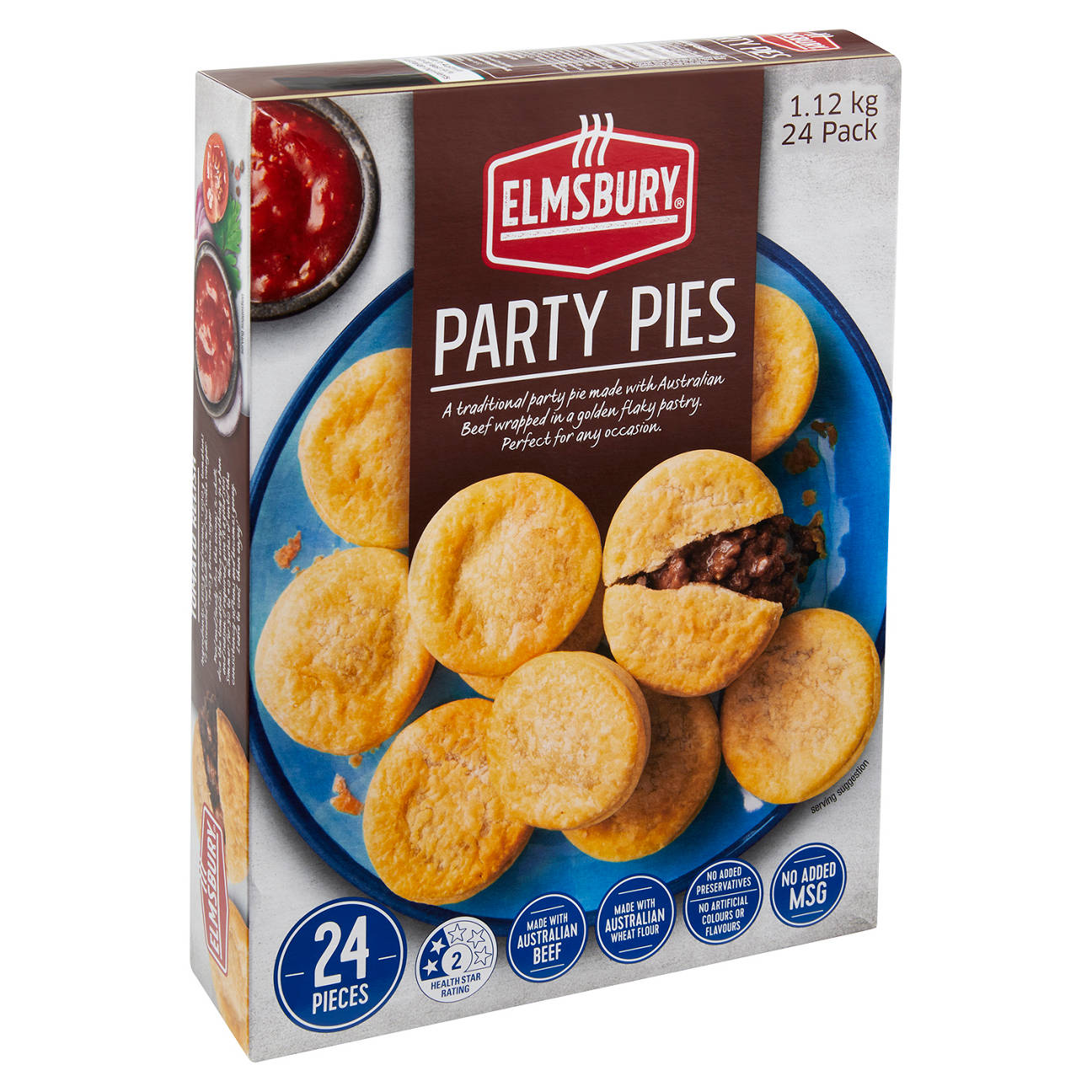 Party Pies 24 Pack 1.12kg