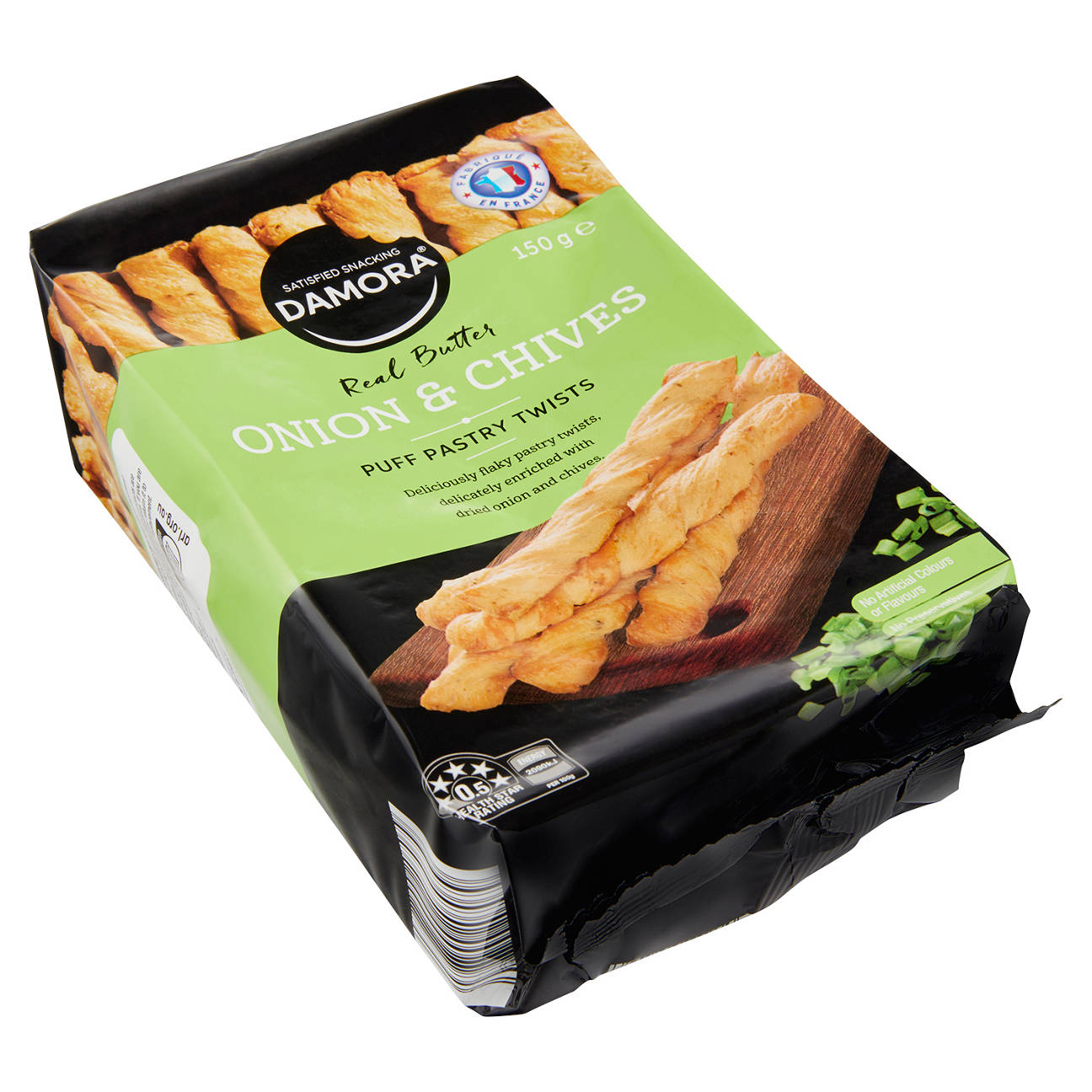 Puff Pastry Twist Onion & Chive 150g