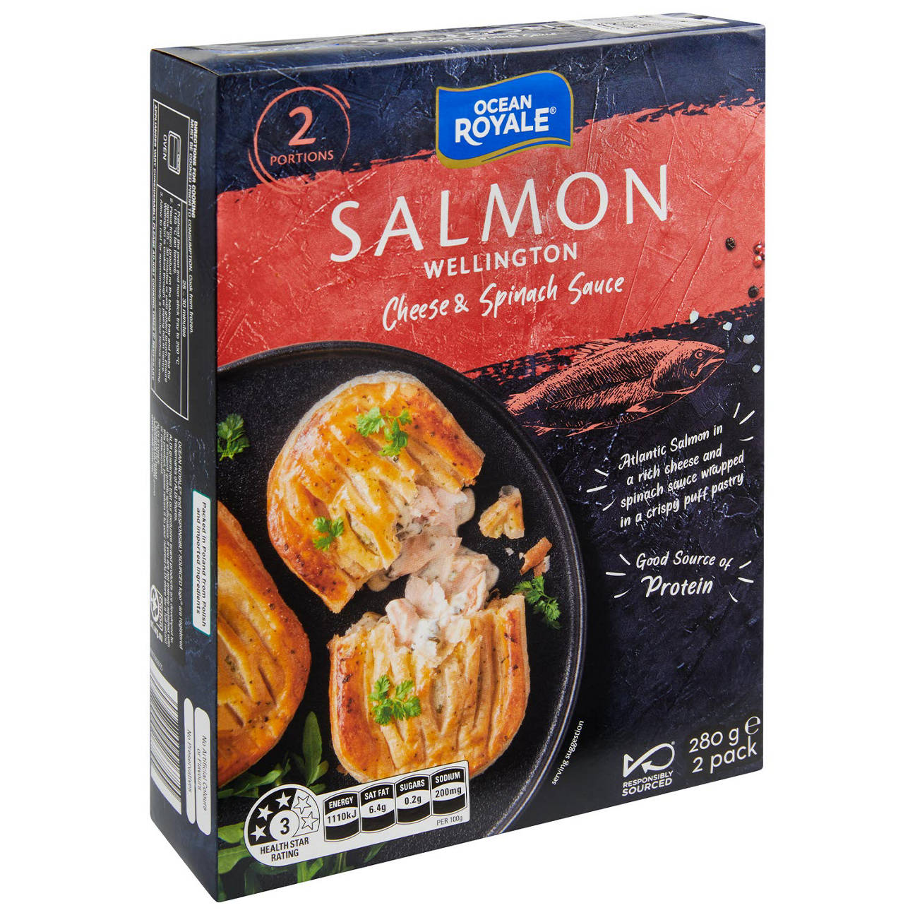 Salmon Wellington 2 Pack 280g