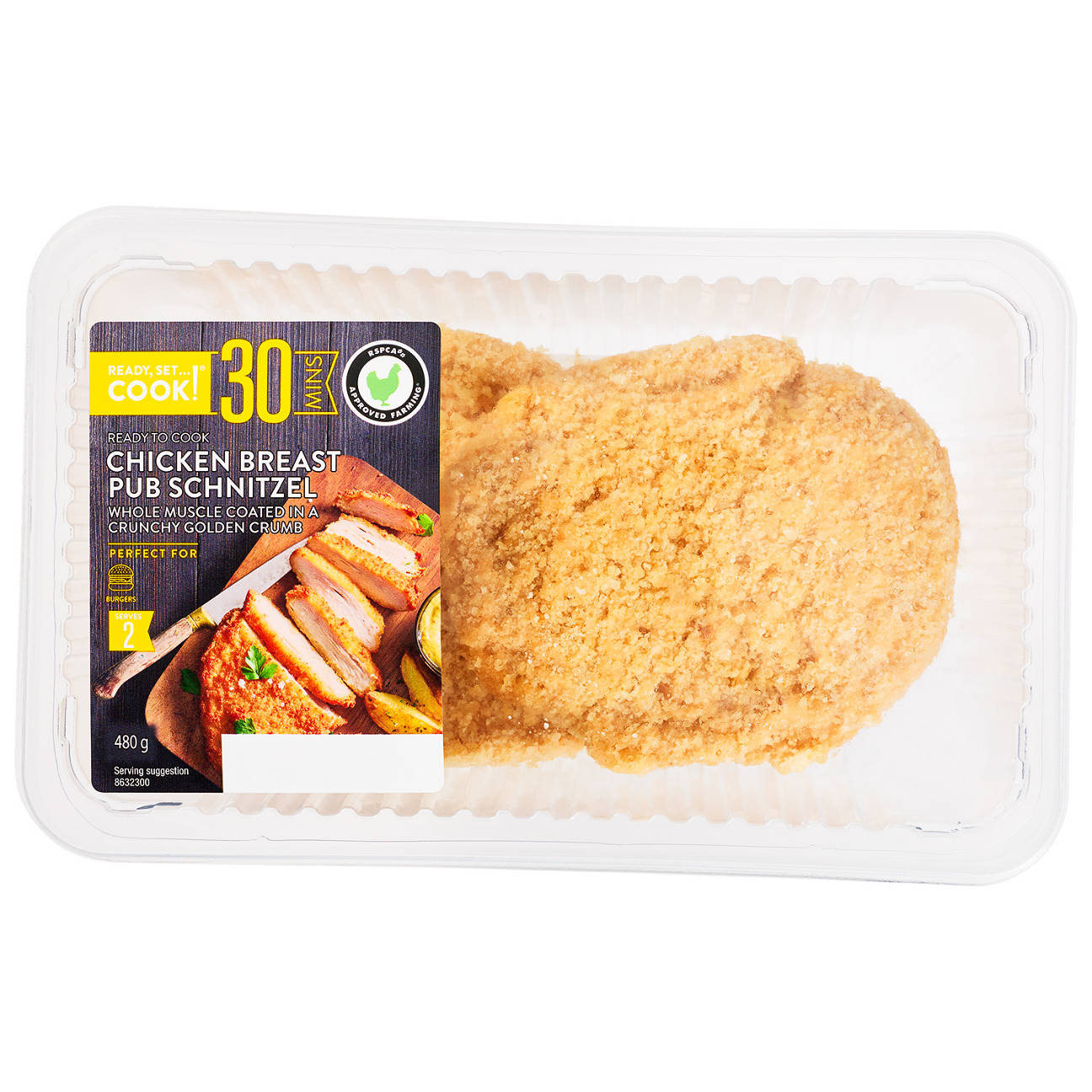 Chicken Breast Pub Schnitzel 480g