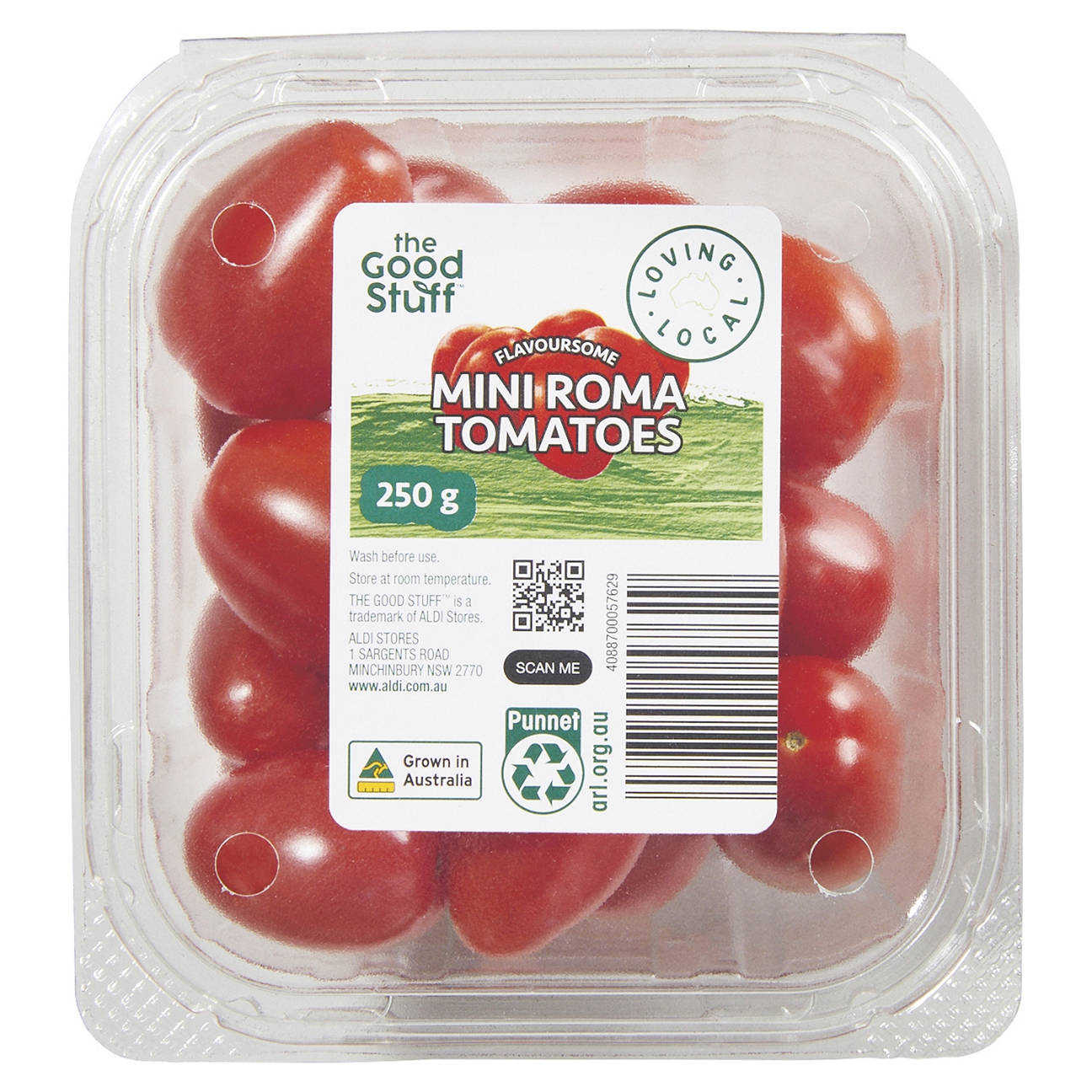Mini Roma Tomatoes 250g