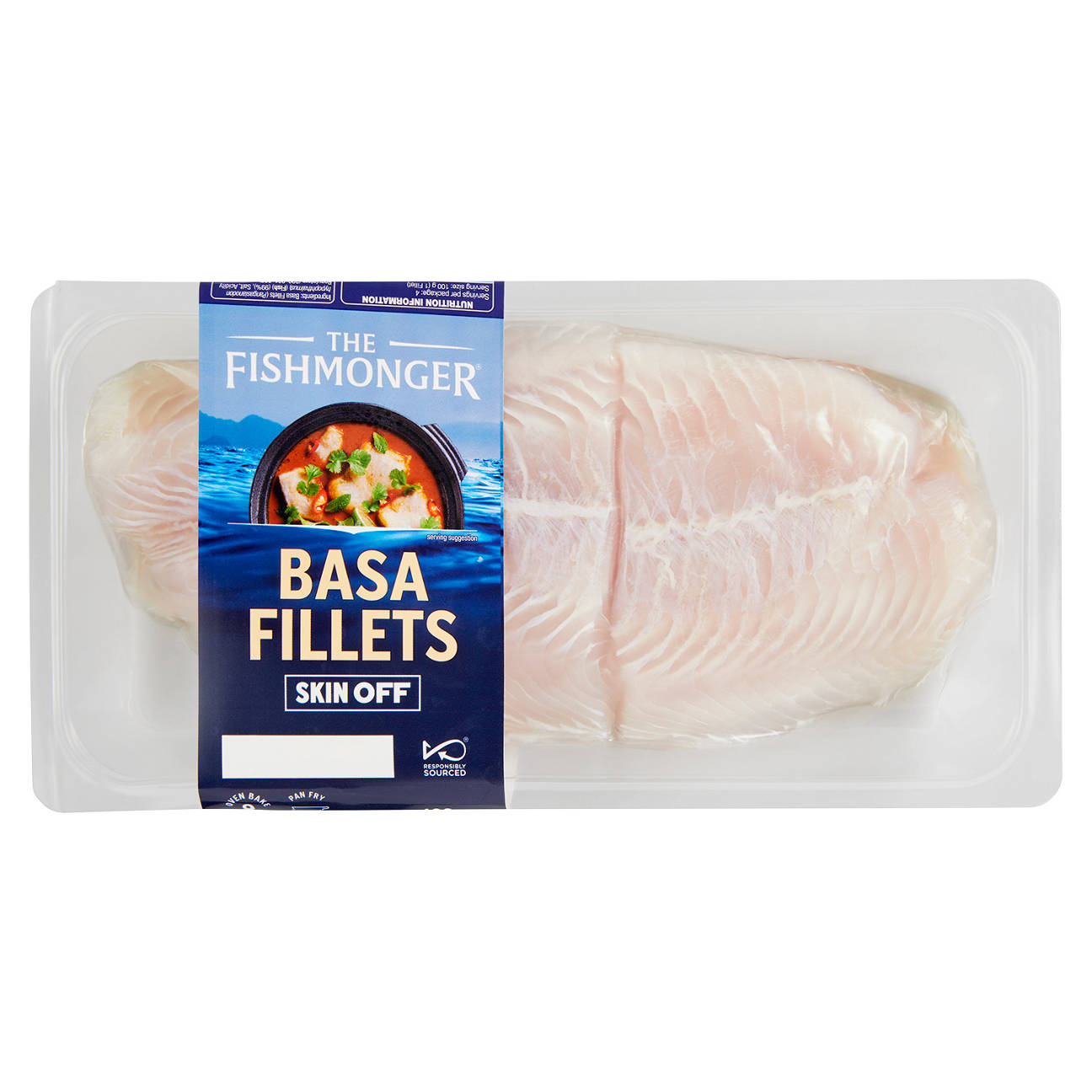 Basa Fillets Skin Off 400g