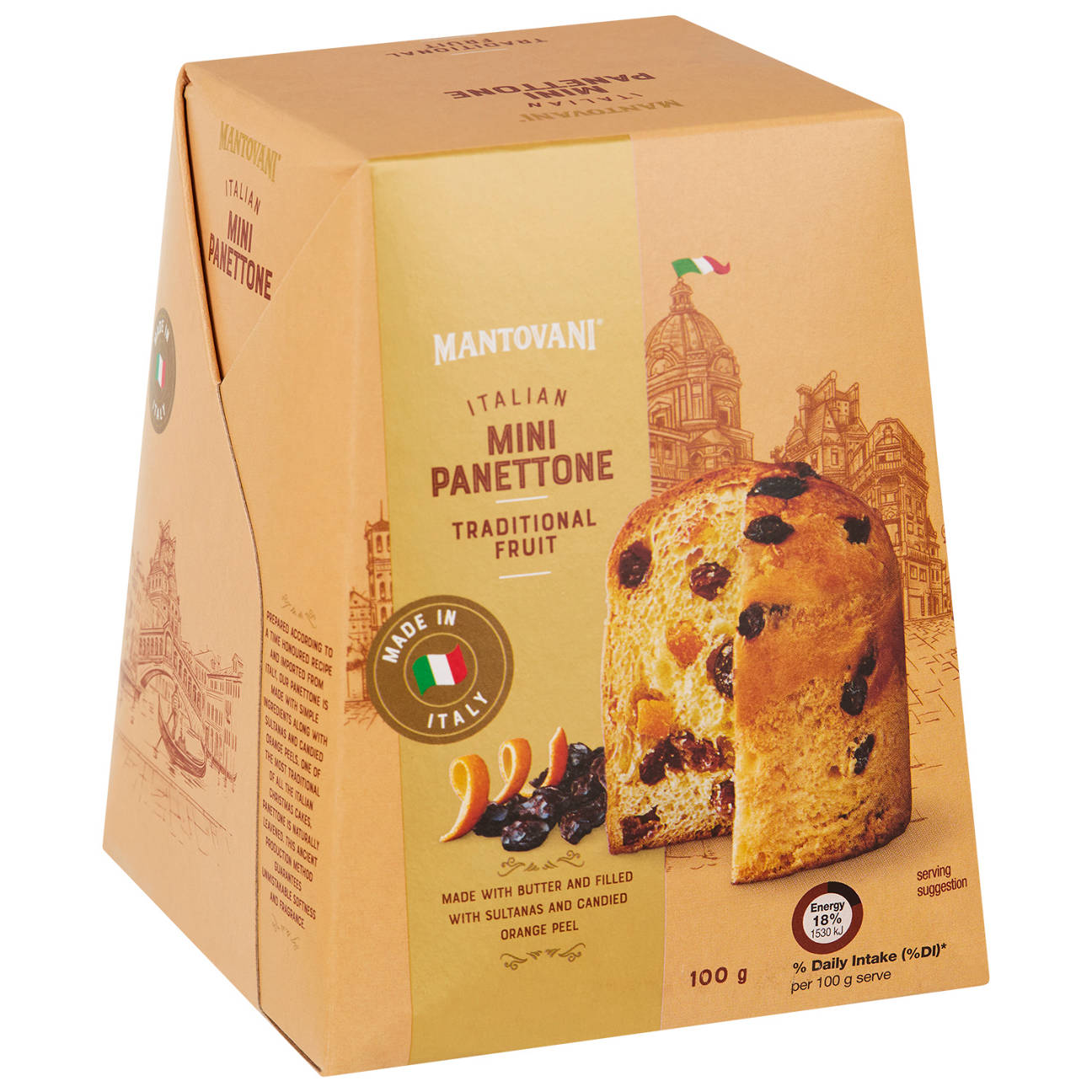 Mini Panettone Traditional Fruit 100g