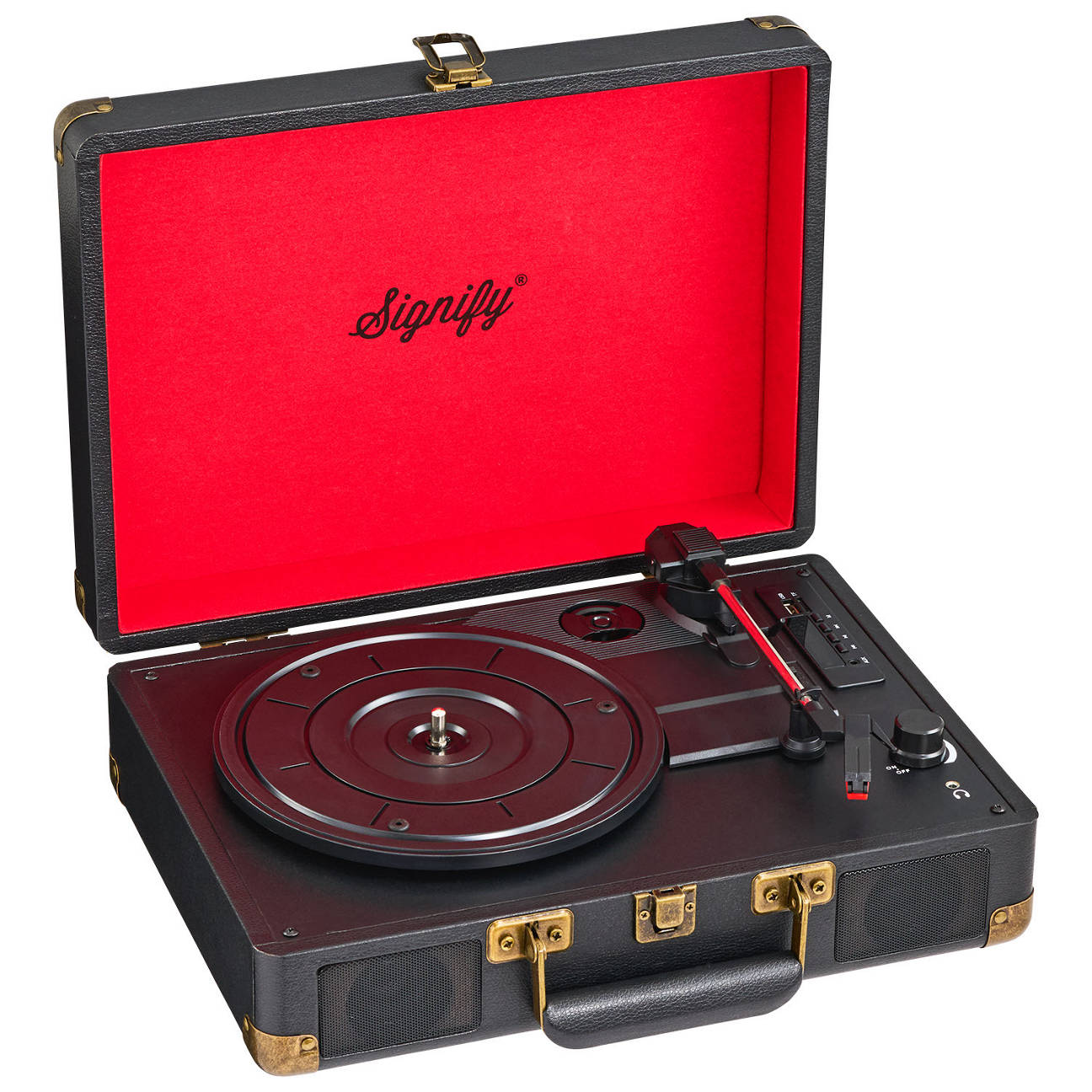 Retro Turntable Briefcase