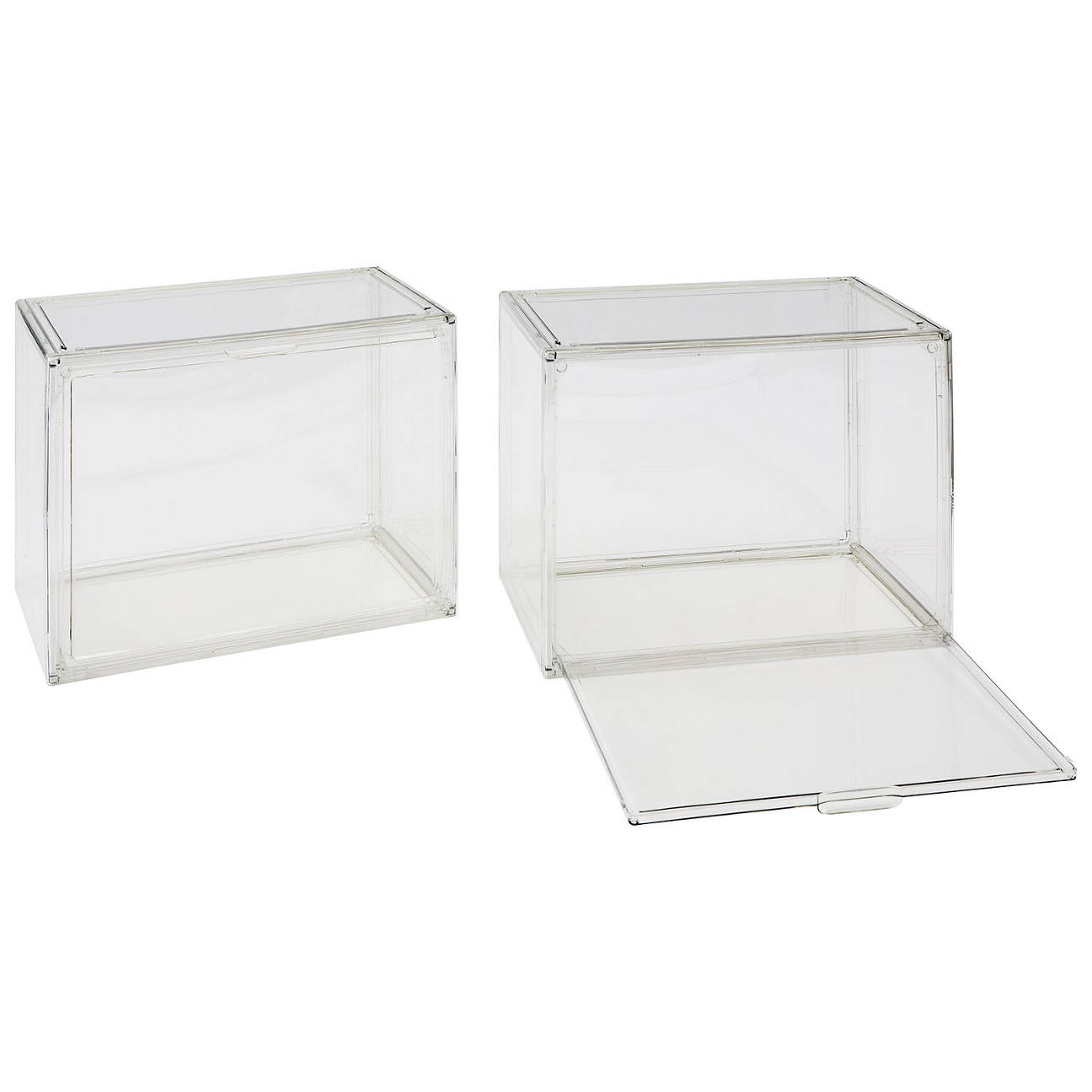 Stackable Acrylic Storage Cubes 2 Pack