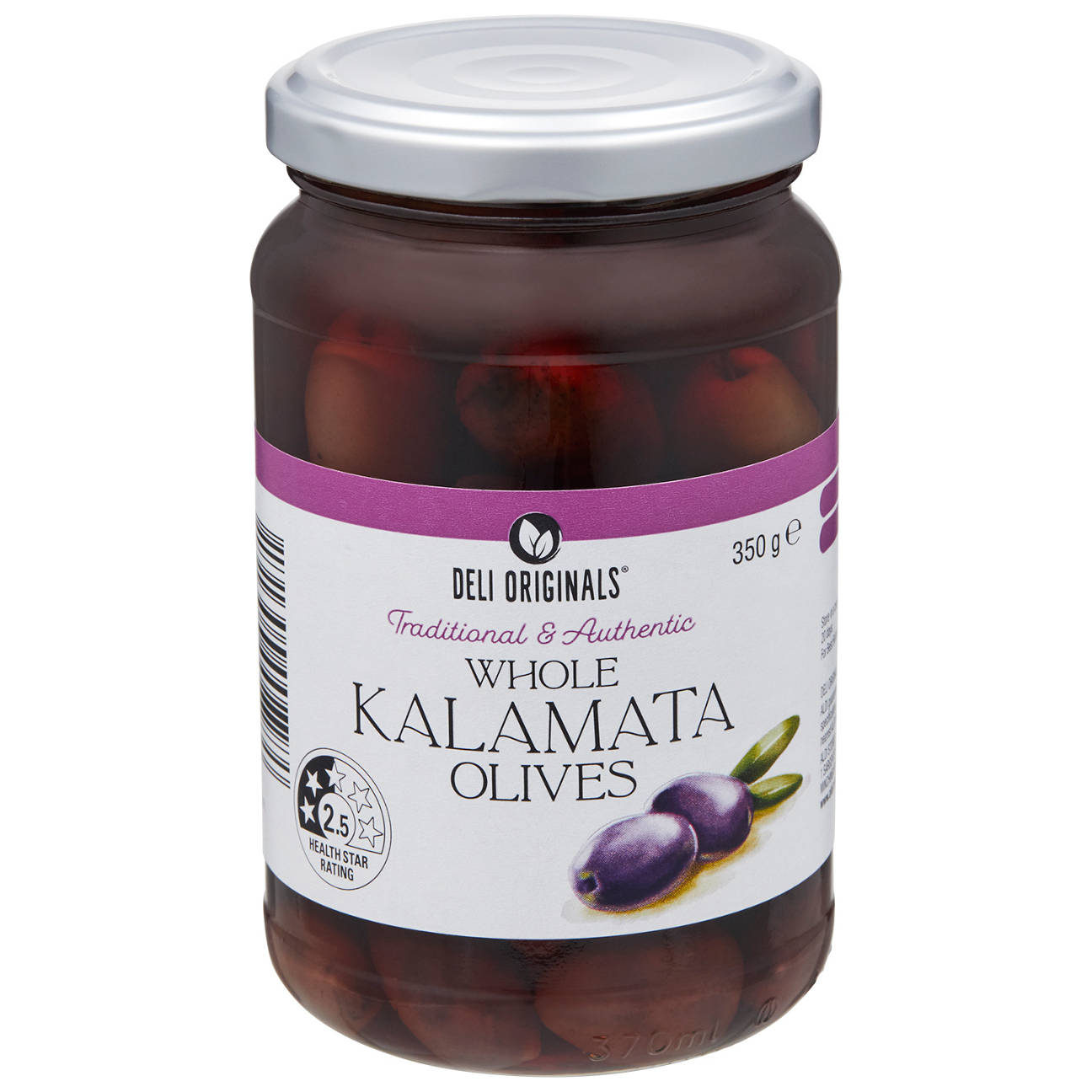Whole Kalamata Olives 350g