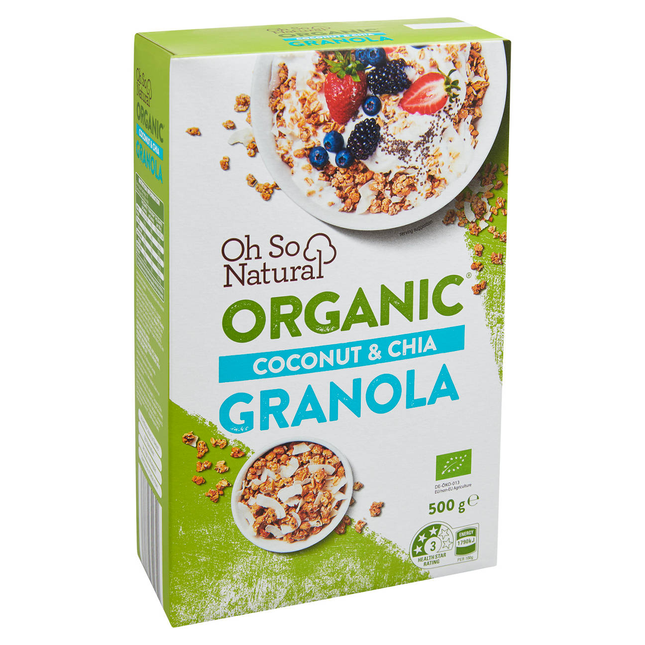 Organic Coconut & Chia Granola 500g