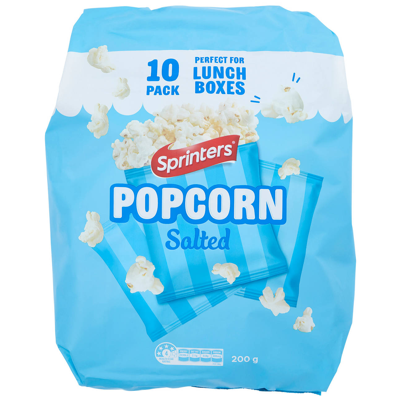 Salted Popcorn Multipack 10 Pack 200g