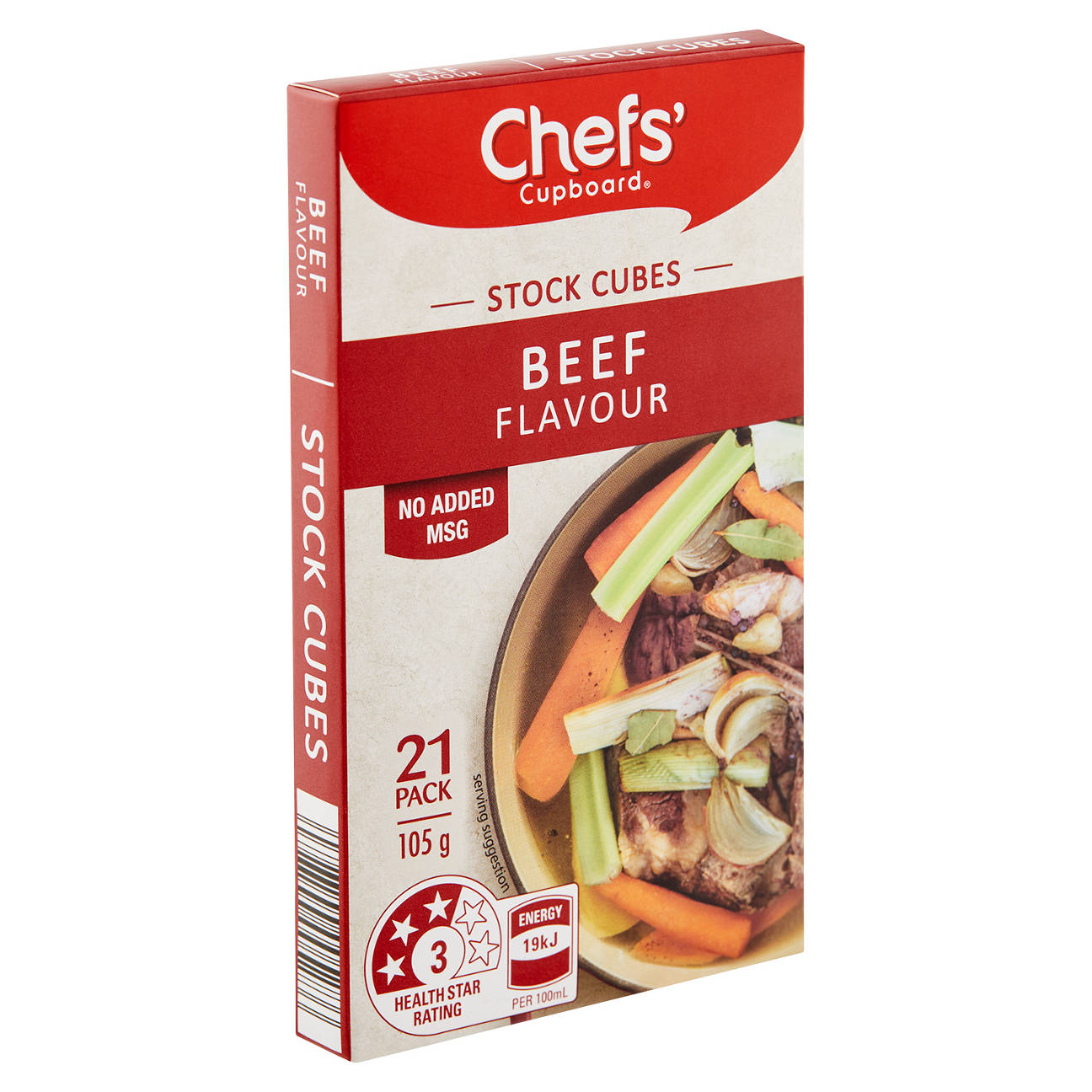 Beef Flavour Stock Cubes 21 Pack 105g