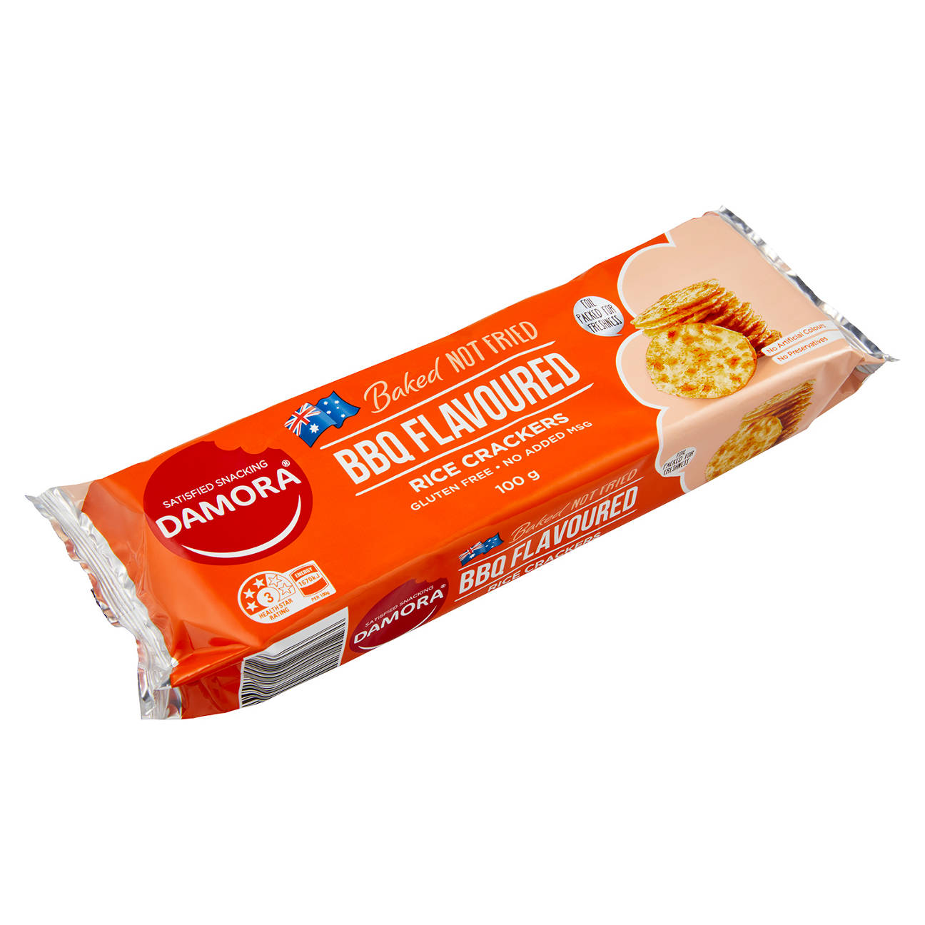 Rice Crackers BBQ 100g