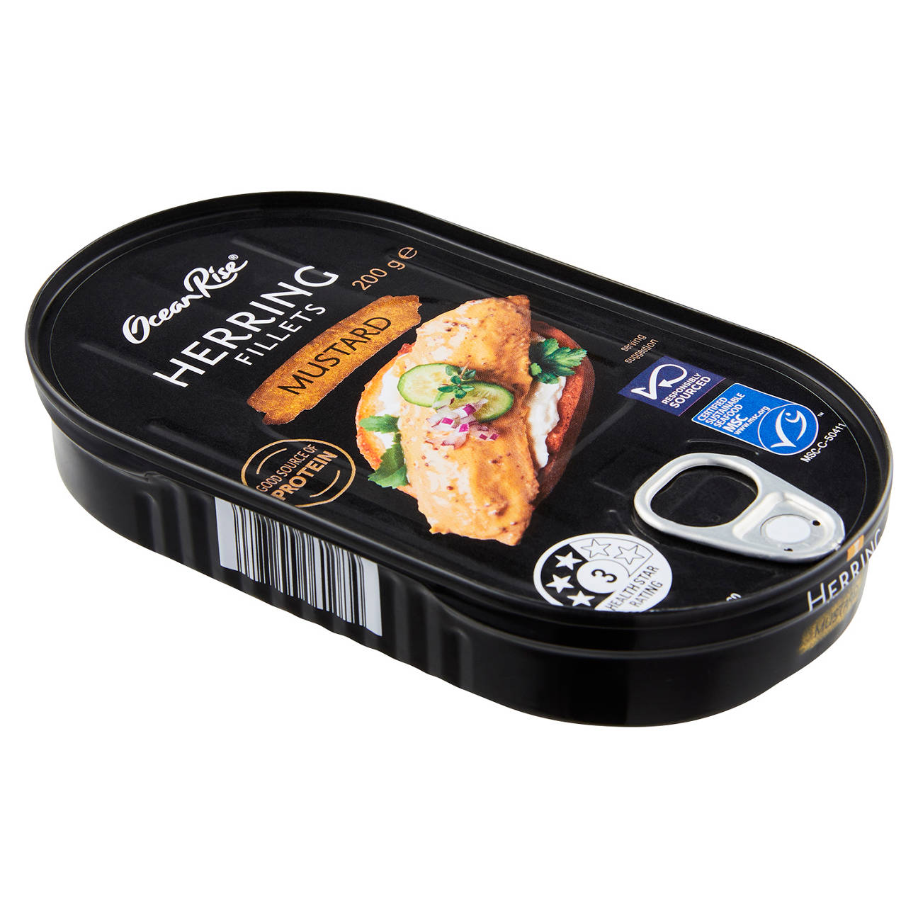 Herring Fillets in Mustard Sauce 200g